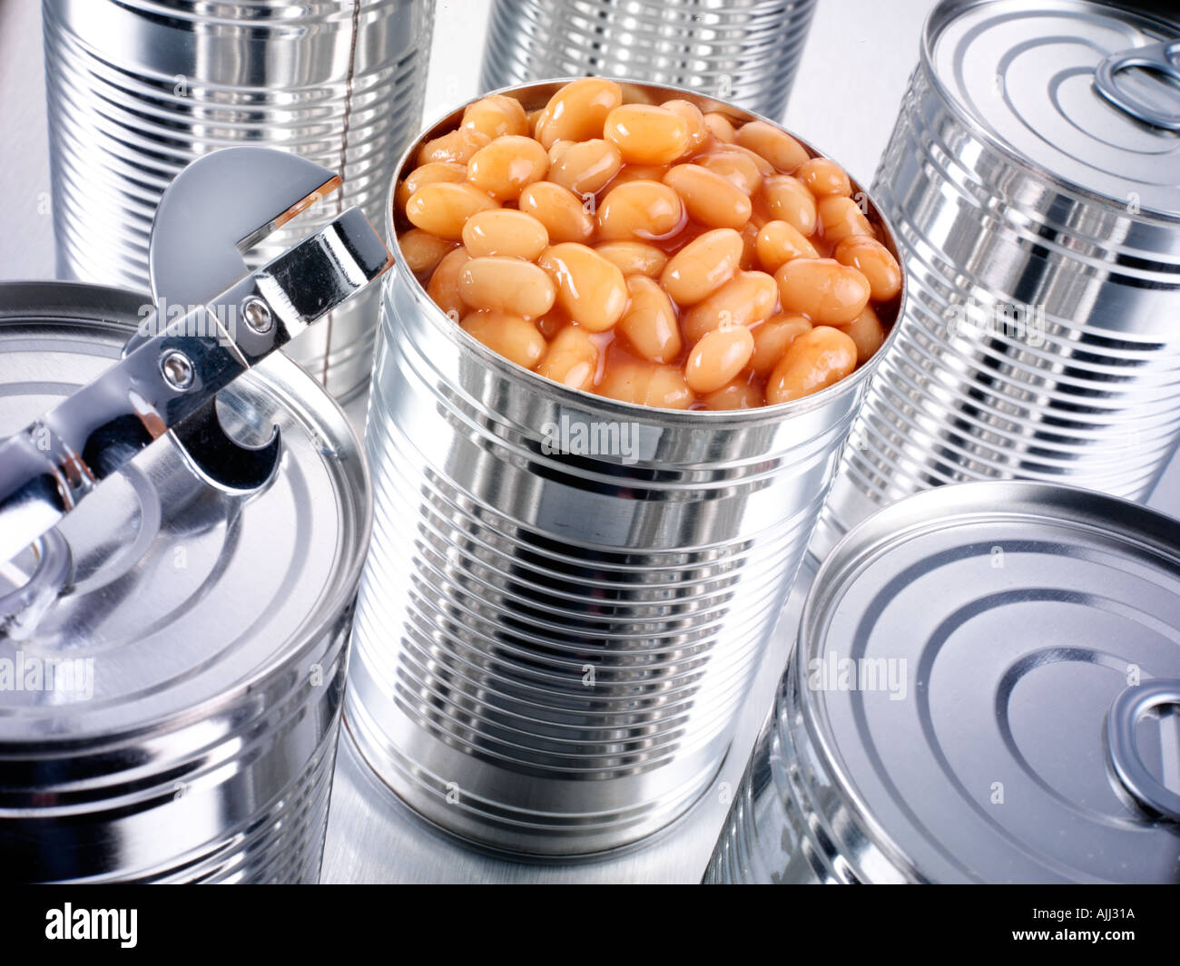 Tin opener baked beans hi-res stock photography and images - Alamy