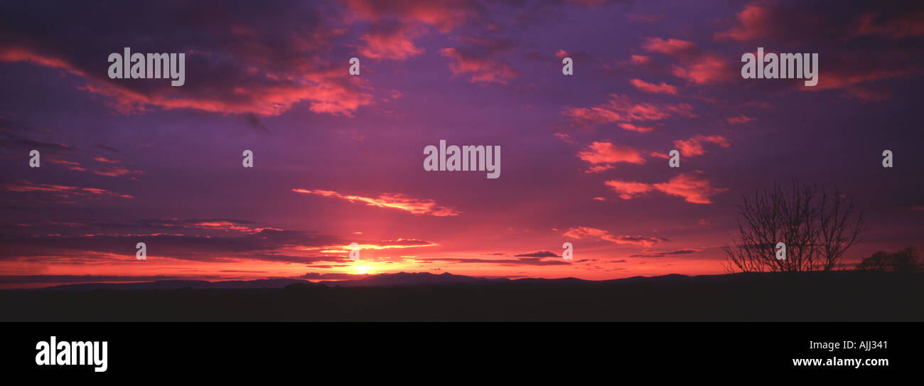 UK Scotland The Minch at sunset Stock Photo - Alamy