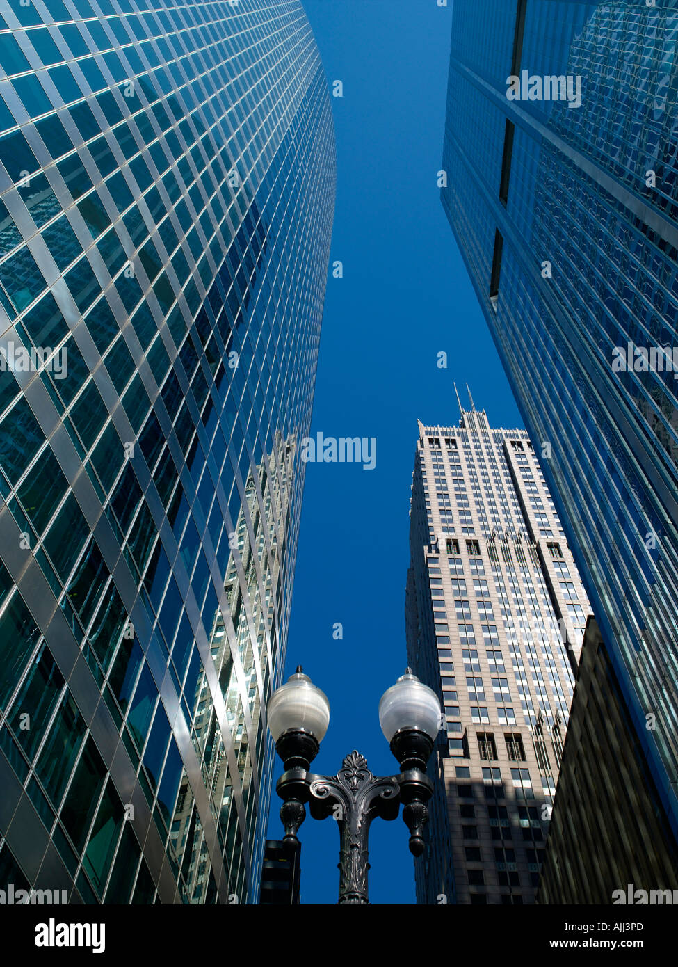 Chicago Office Block Skyscraper Stock Photo - Alamy