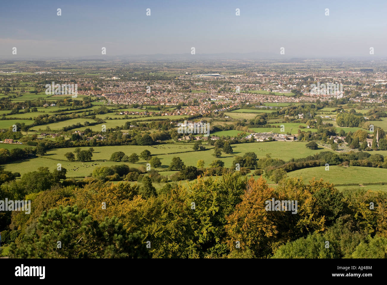 Southern edge of Cheltenham spreading into greenbelt countryside as ...