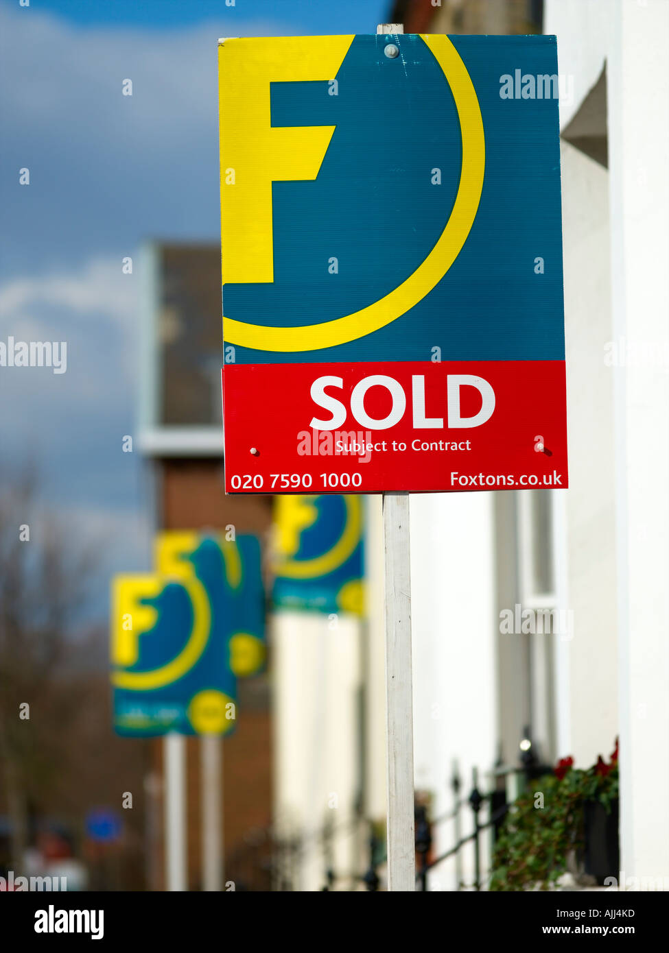 Chelsea, Terraced Houses Stock Photo - Alamy