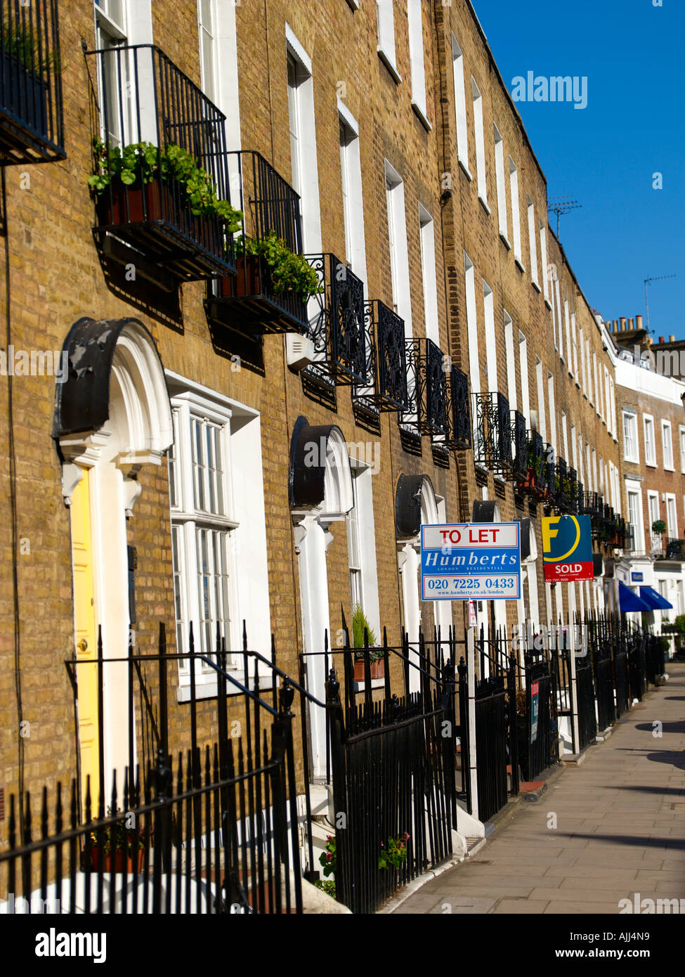 Chelsea, Terrace Houses Stock Photo - Alamy