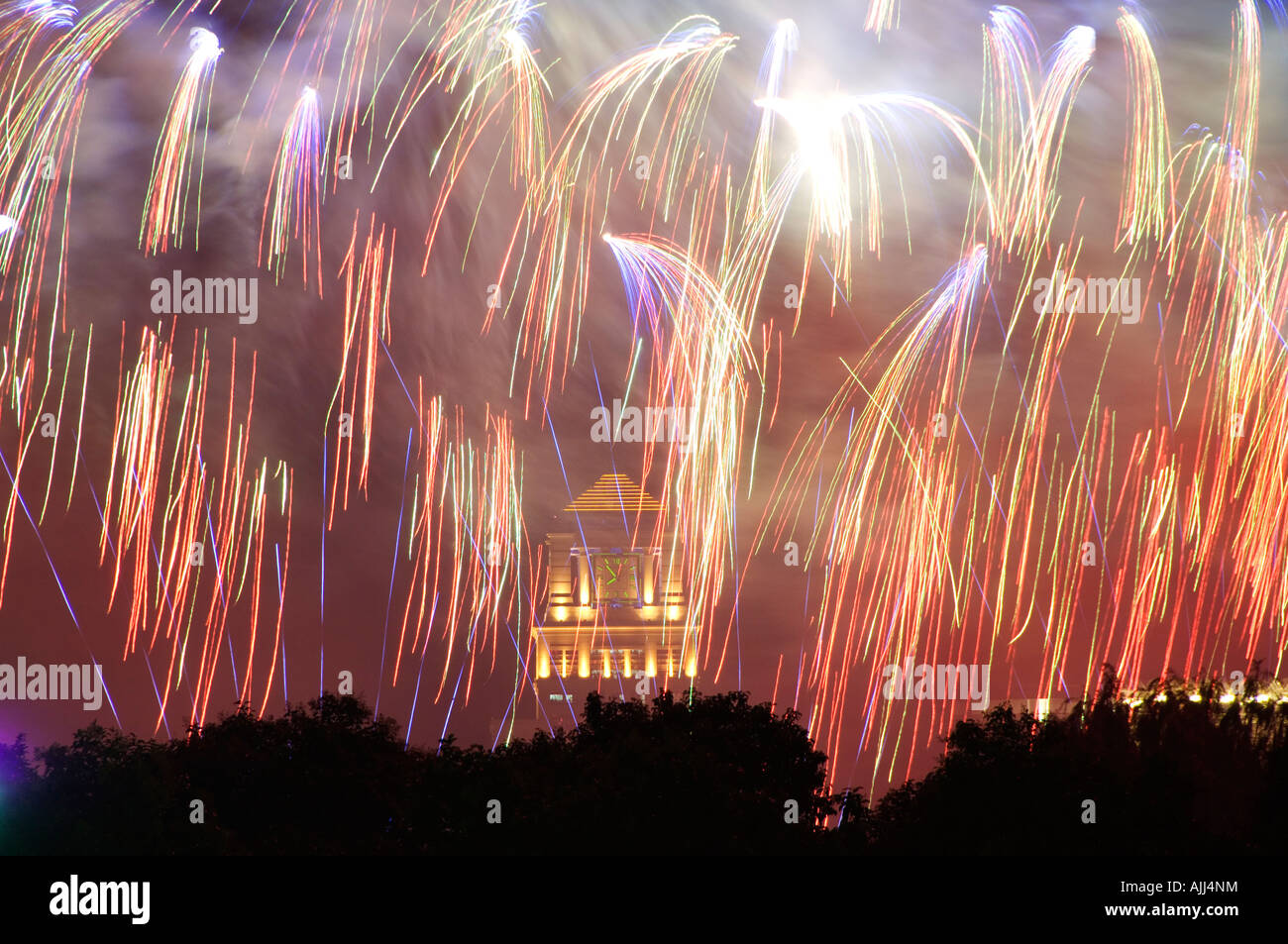 Fireworks display Shanghai China Stock Photo - Alamy