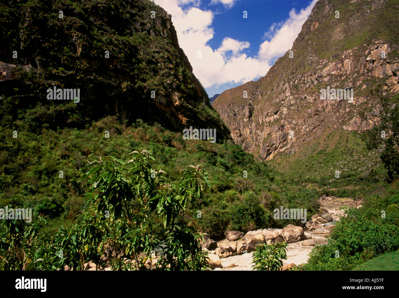 mountain landscape, Urubamba River, Urubamba Valley, Urubamba River ...