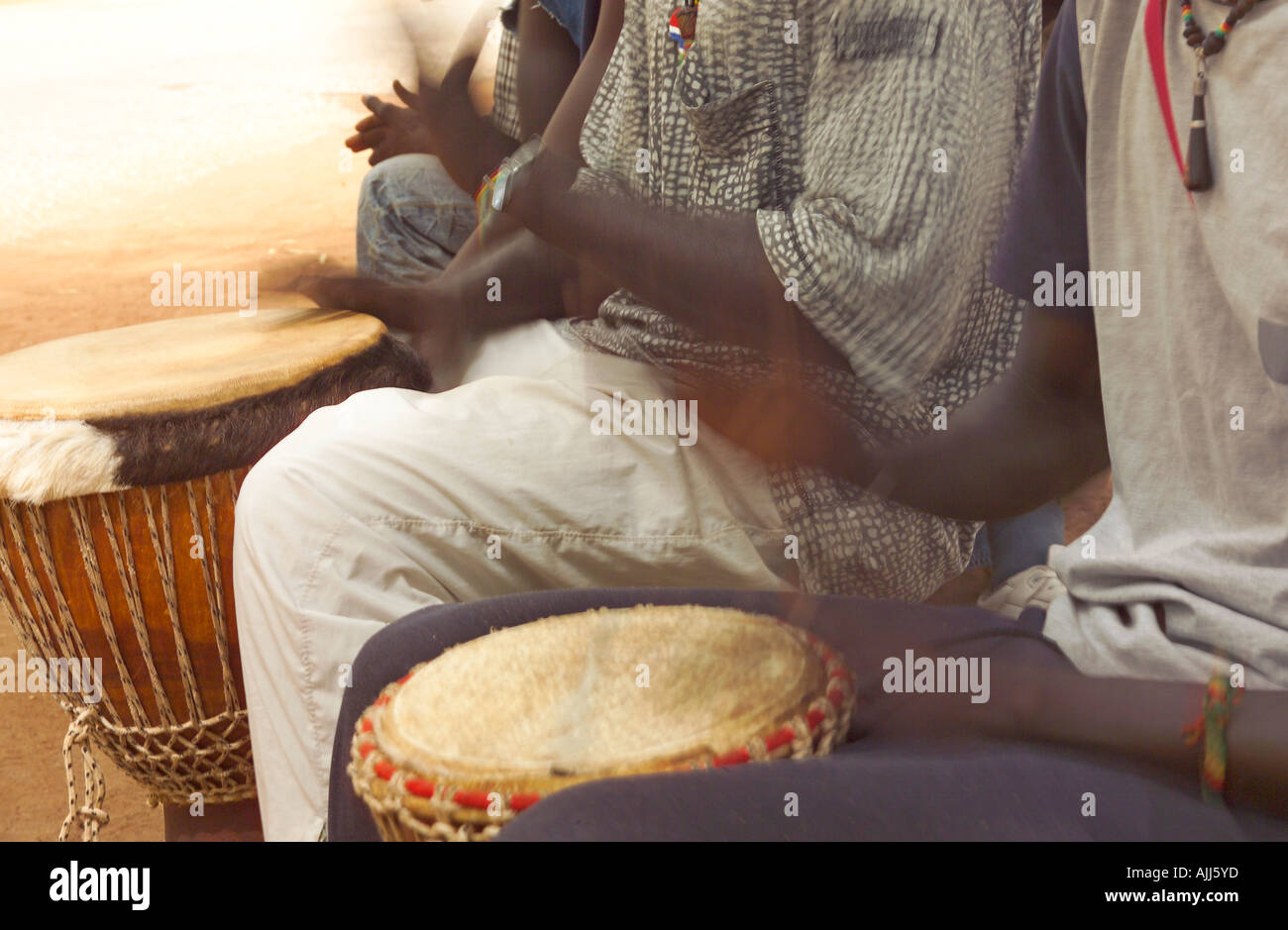 West african drums hi-res stock photography and images - Alamy
