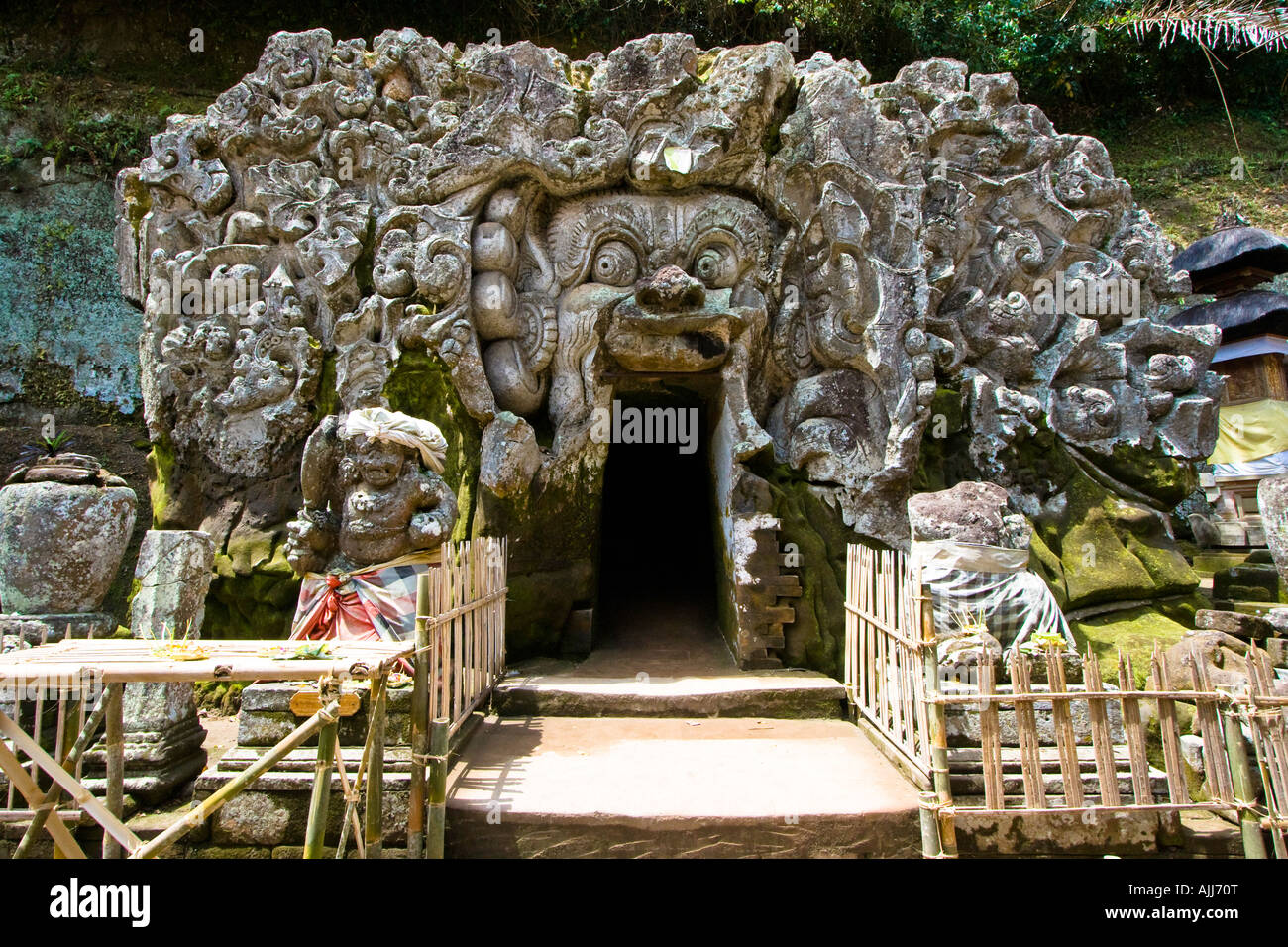 Goa Gajah Elephant Cave Bali Indonesia Stock Photo - Alamy