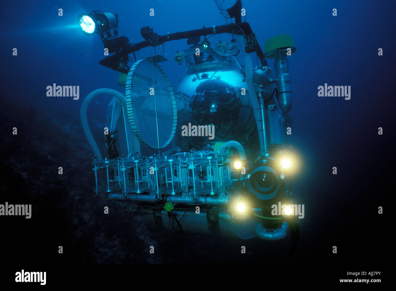 Johnson Sea Link submarine Caribbean Atlantic Ocean Stock Photo - Alamy