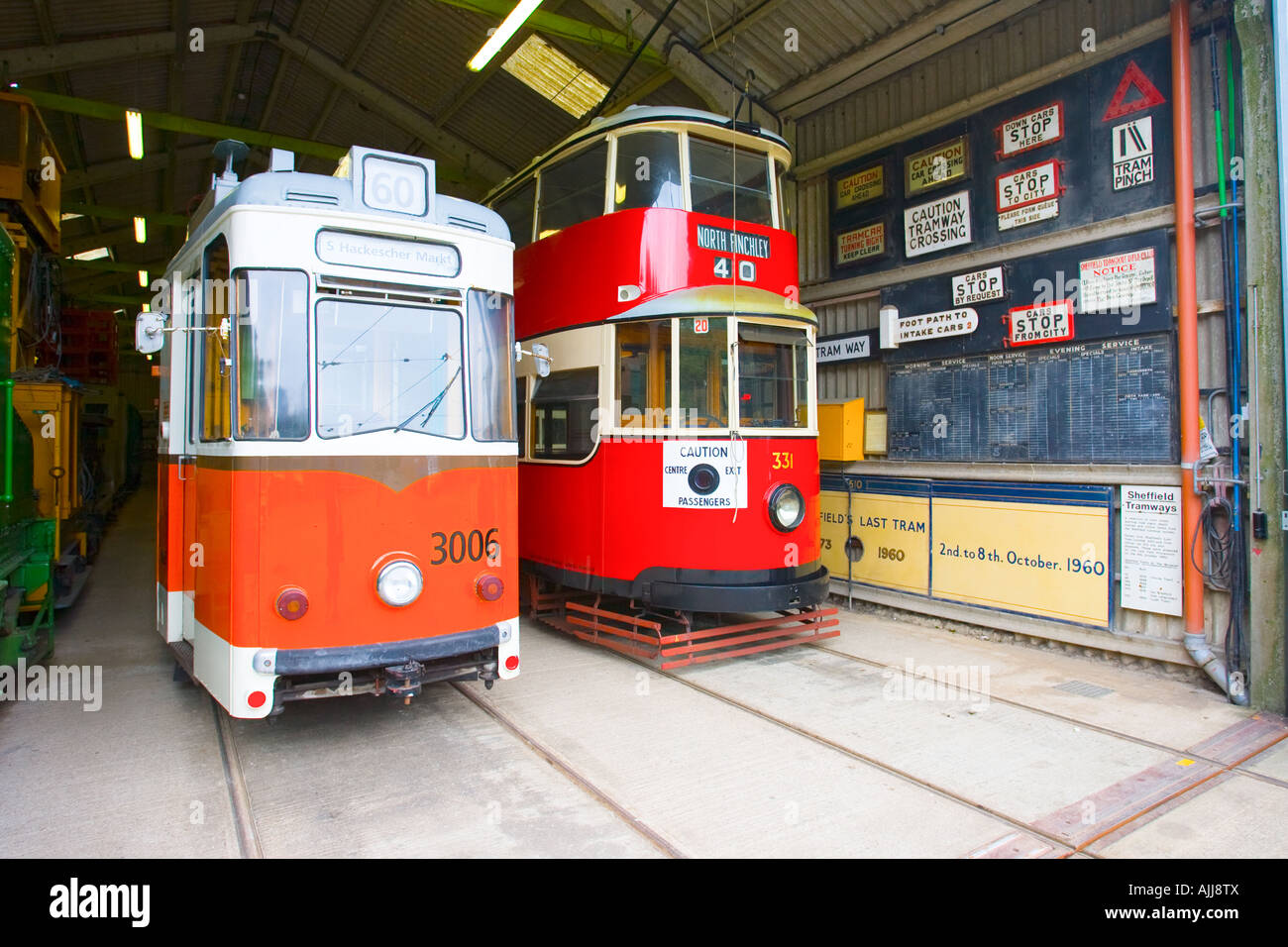 Crich Tramway Village - The National Tramway Museum Stock Photo - Alamy