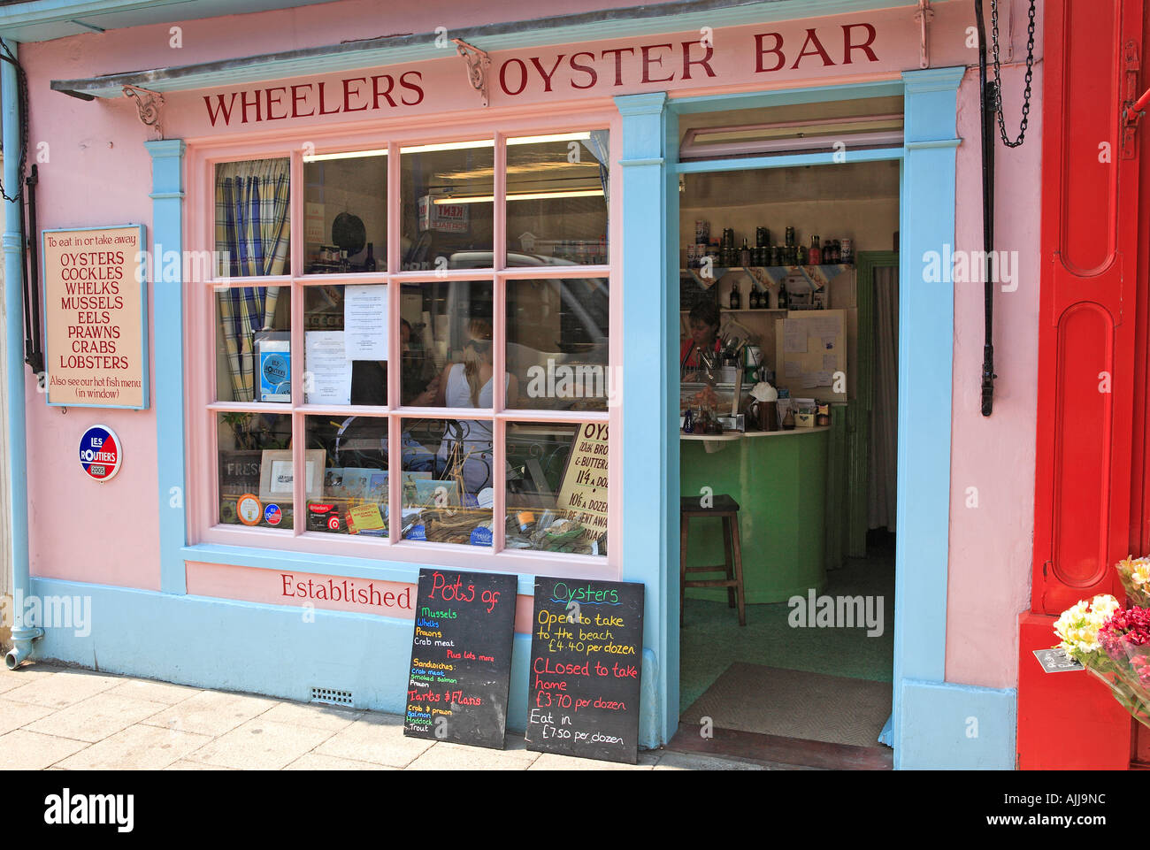 Whitstable, Wheelers Oyster Bar Stock Photo - Alamy