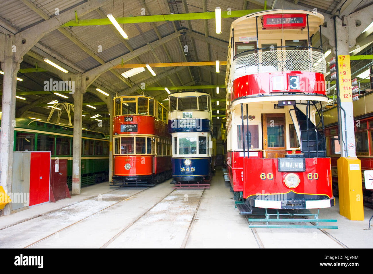 Crich Tramway Village - The National Tramway Museum Stock Photo - Alamy