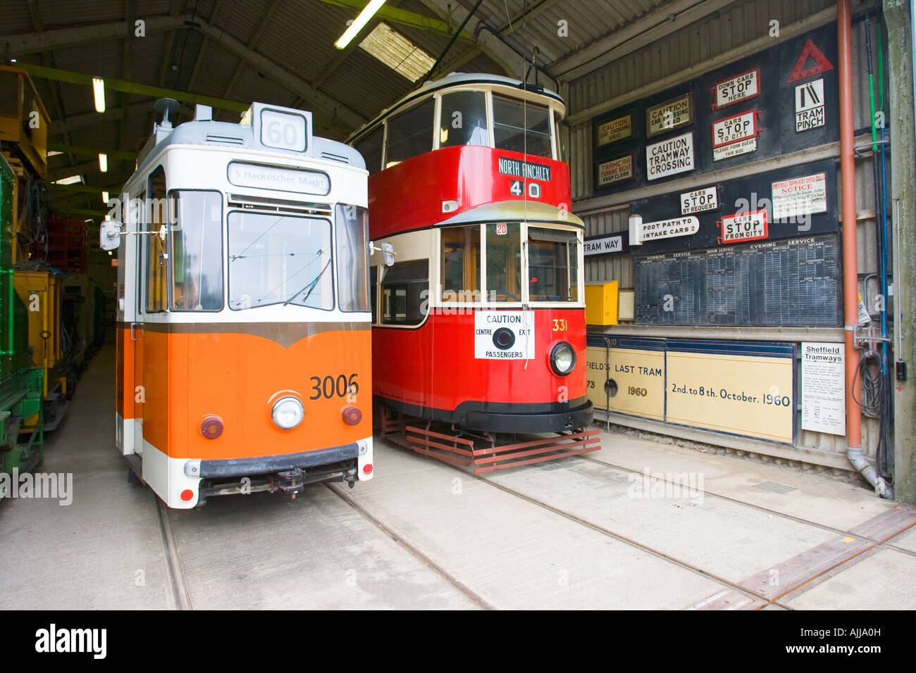 Crich Tramway Village - The National Tramway Museum Stock Photo - Alamy