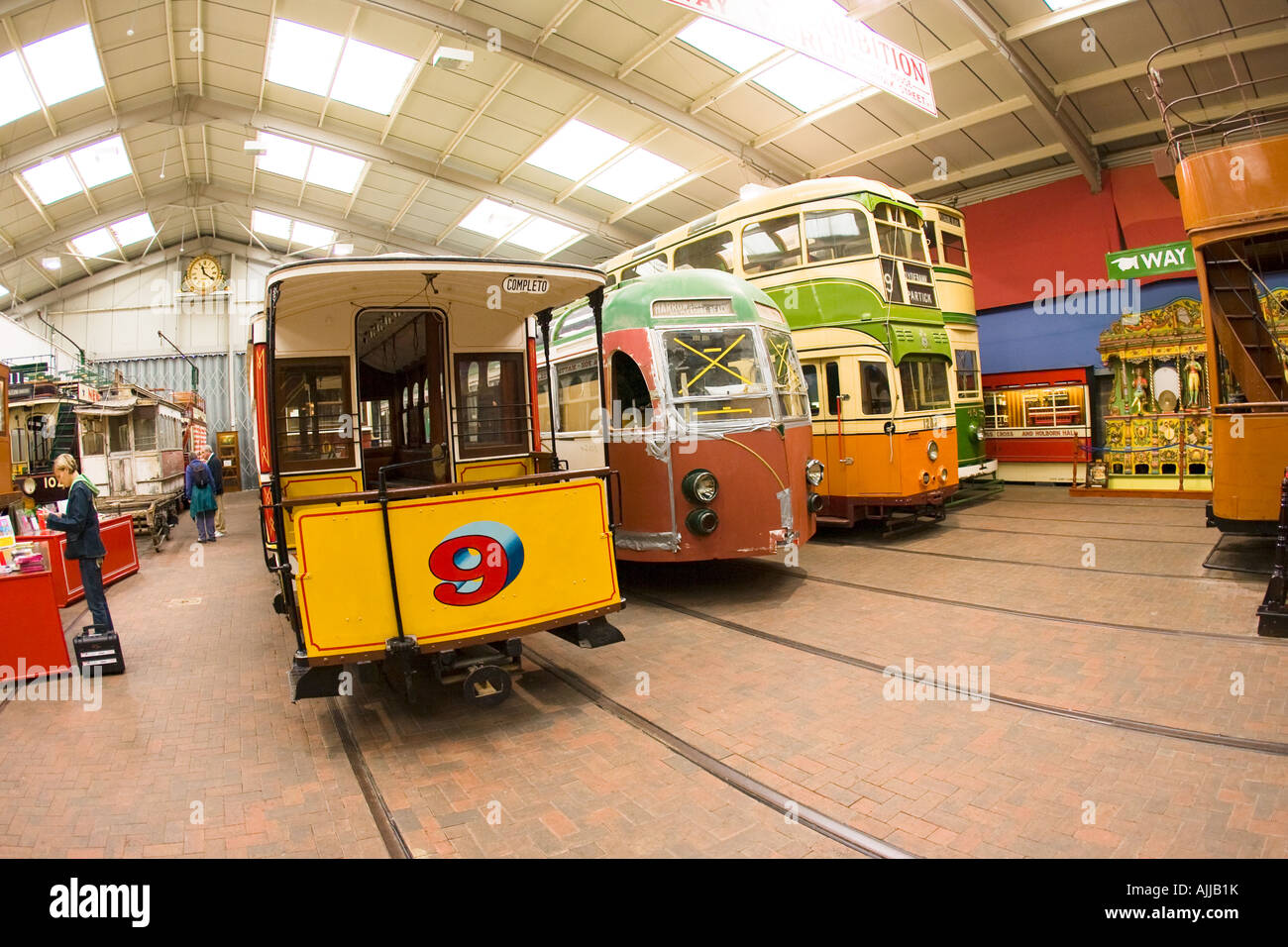 Crich Tramway Village - The National Tramway Museum Stock Photo - Alamy