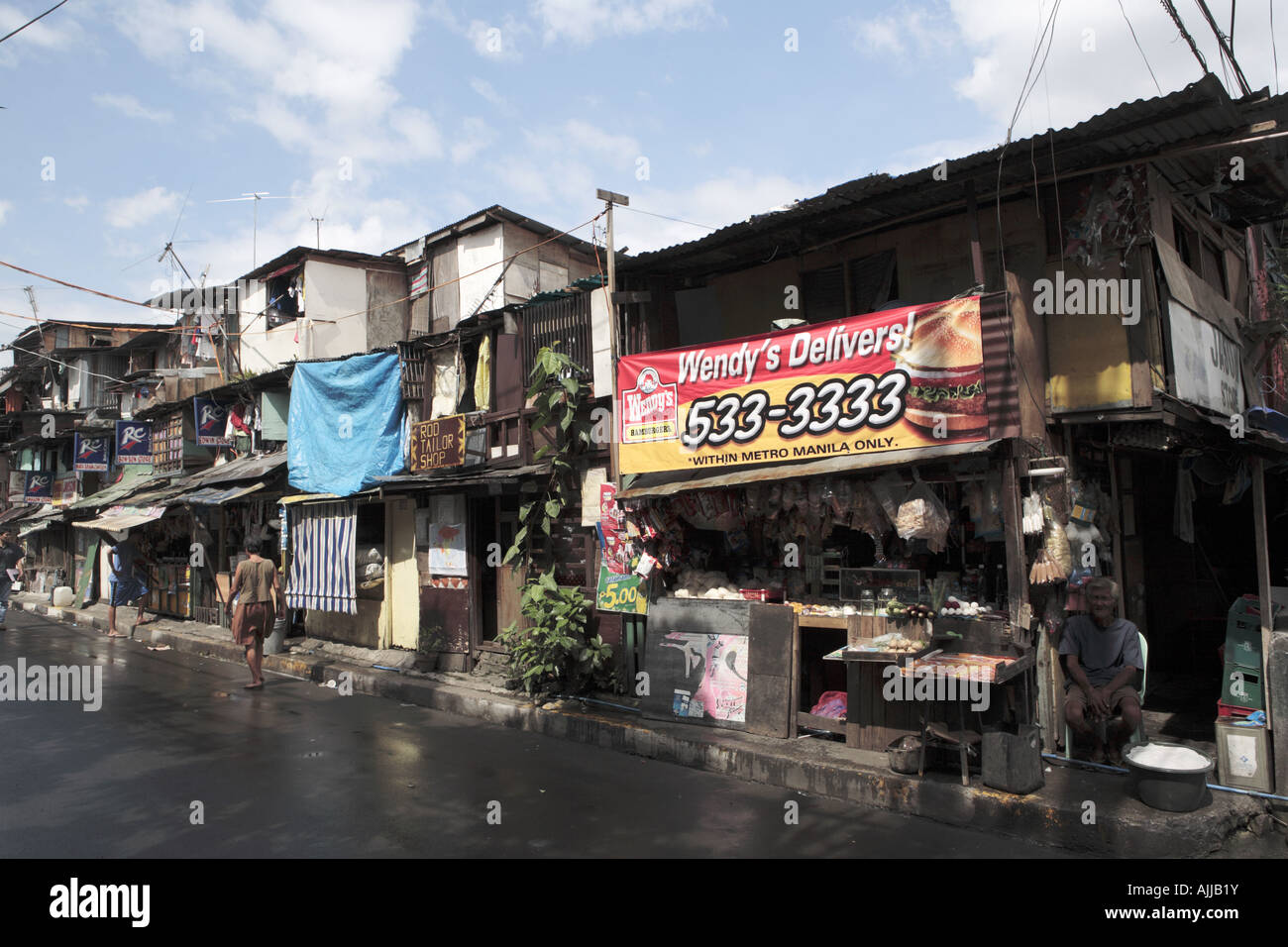Typical street scene Intramuros Manila Philippines Stock Photo - Alamy