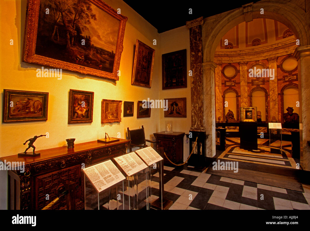 interior, Rubens House, Rubenshuis, home, Peter Paul Rubens, museum ...