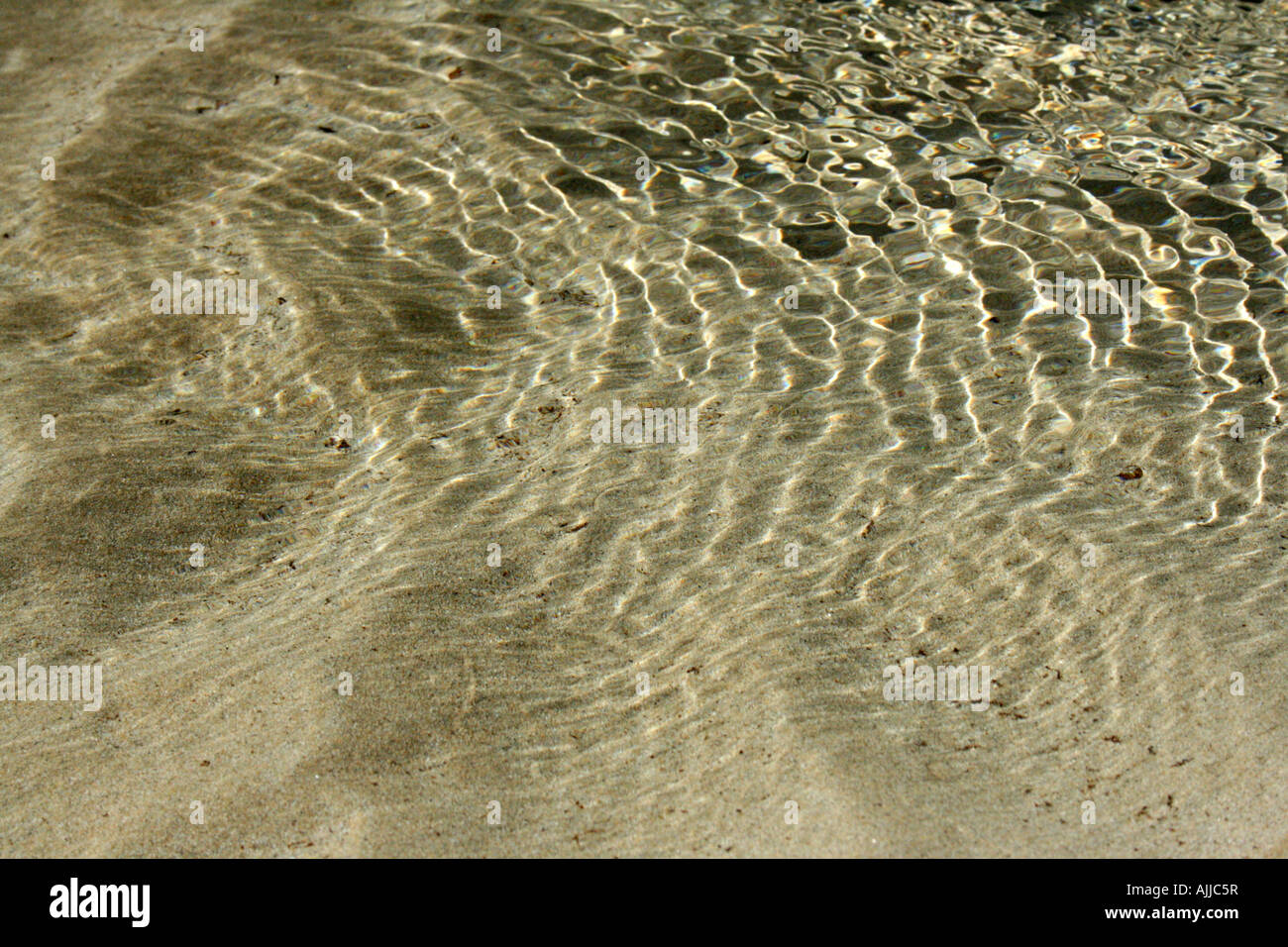 ripples on shallow sea pool beach Stock Photo - Alamy