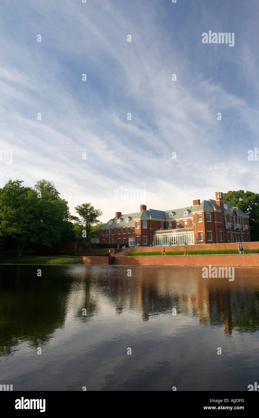 The Allerton Mansion at Allerton Park Monticello Illinois The park is ...