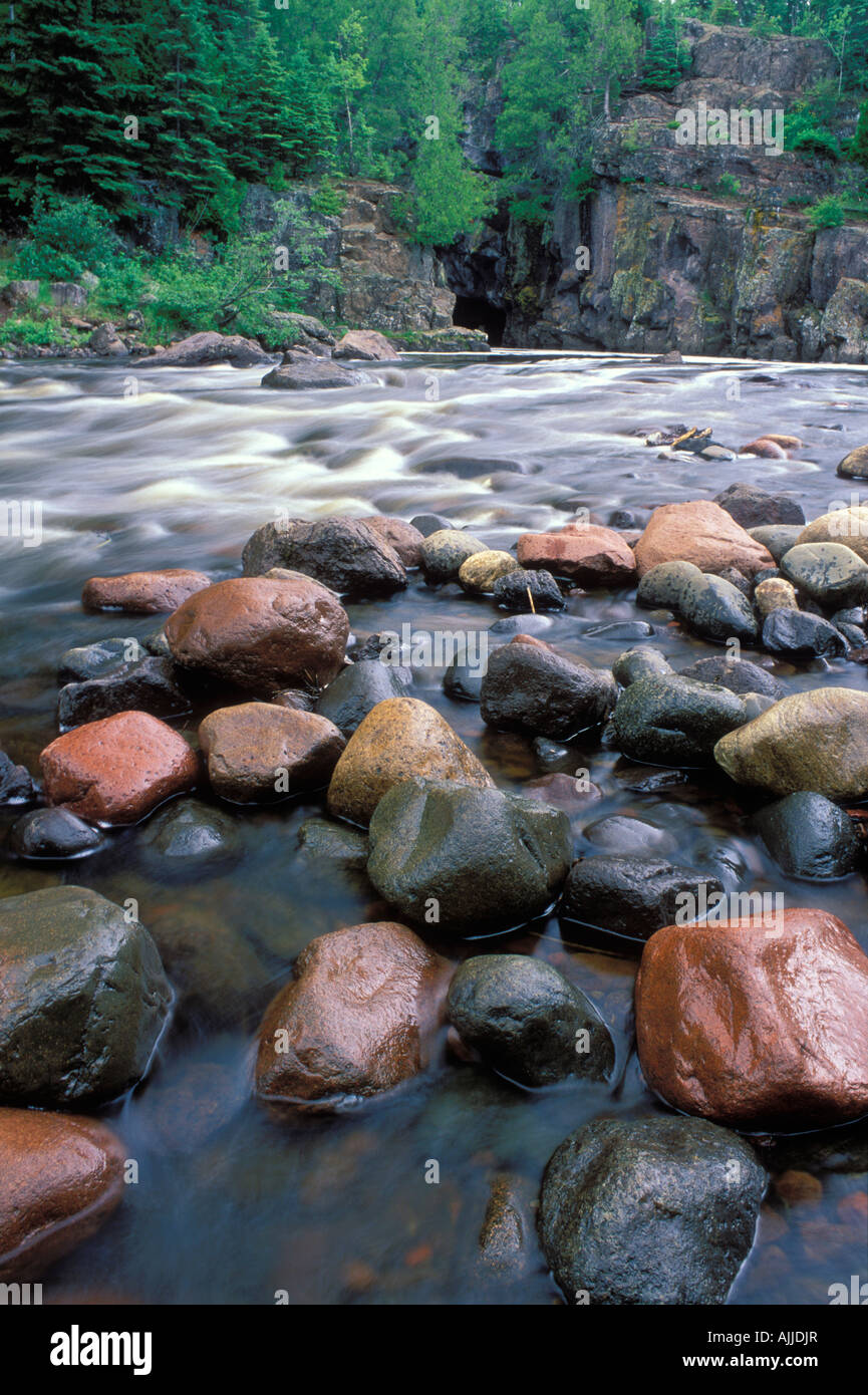 Temperance River at Temperance River State Park Minnesota Stock Photo ...