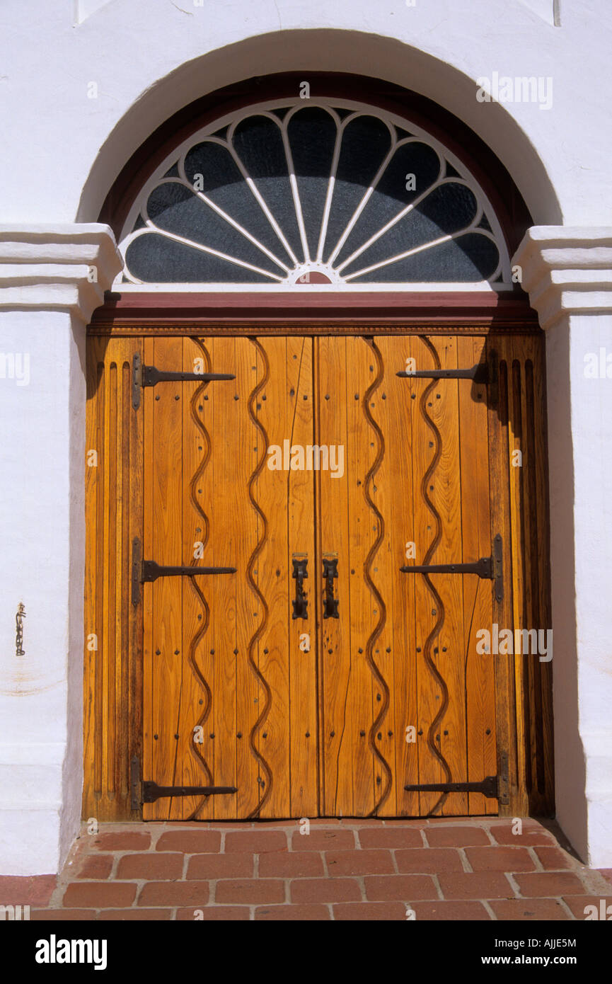 Doors of the chapel at Mission San Luis Rey De Francia, Oceanside, San ...