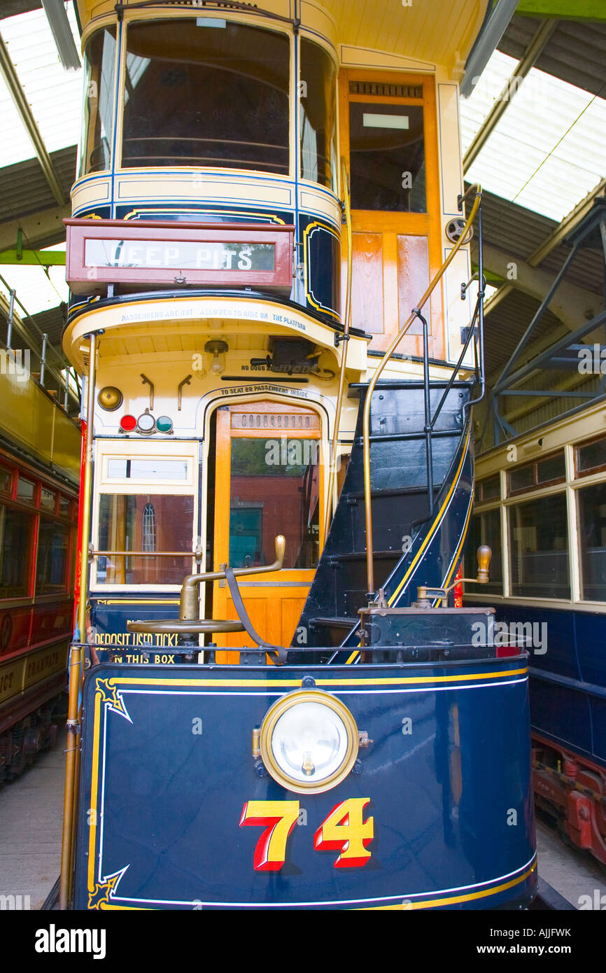 Crich Tramway Village - The National Tramway Museum Stock Photo - Alamy