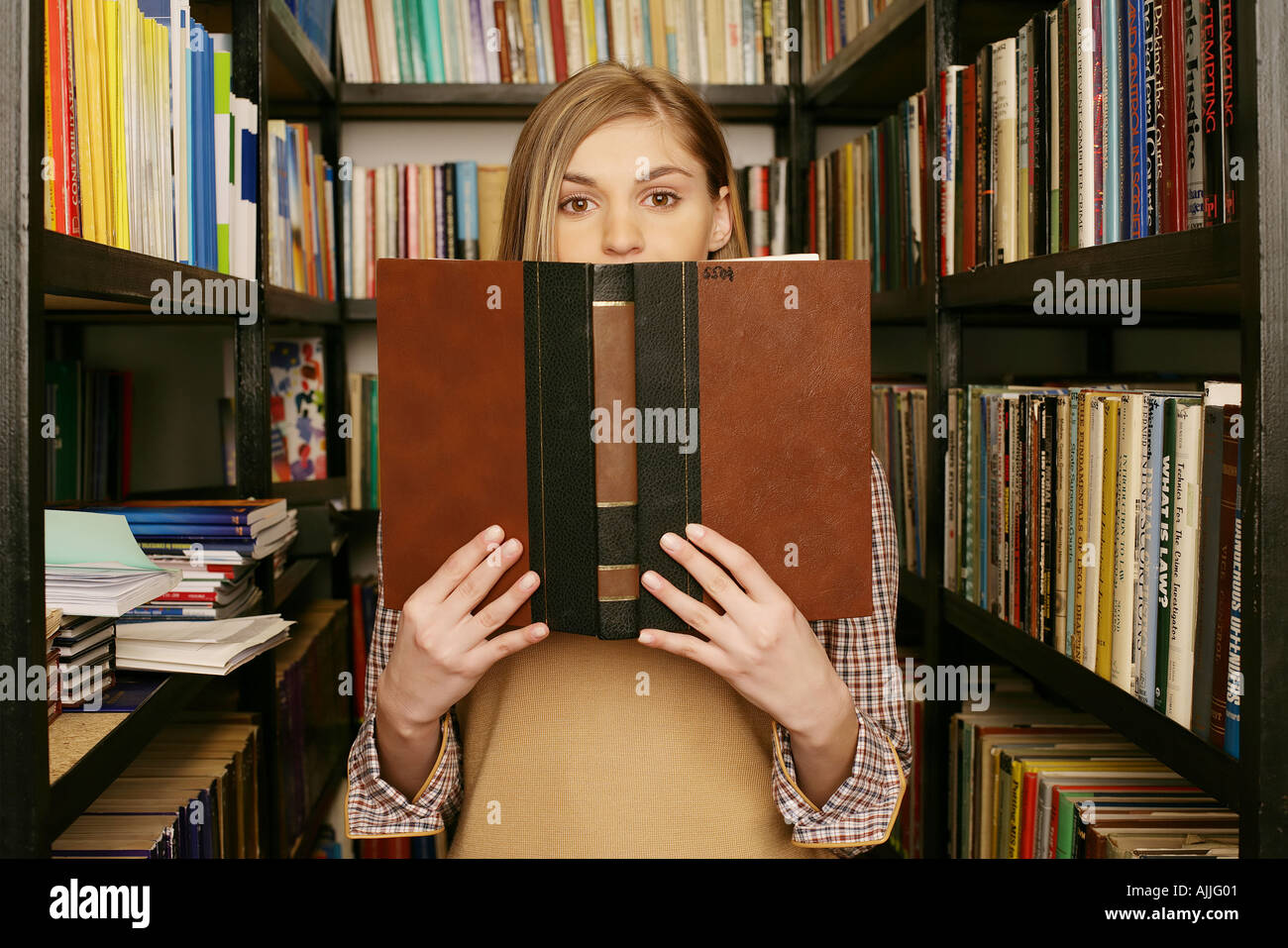 University student revising library hi-res stock photography and images ...