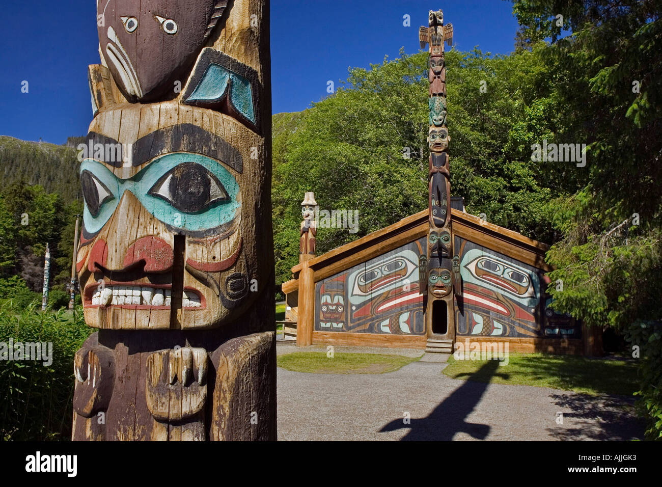 Totem bight historic state park hi-res stock photography and images - Alamy