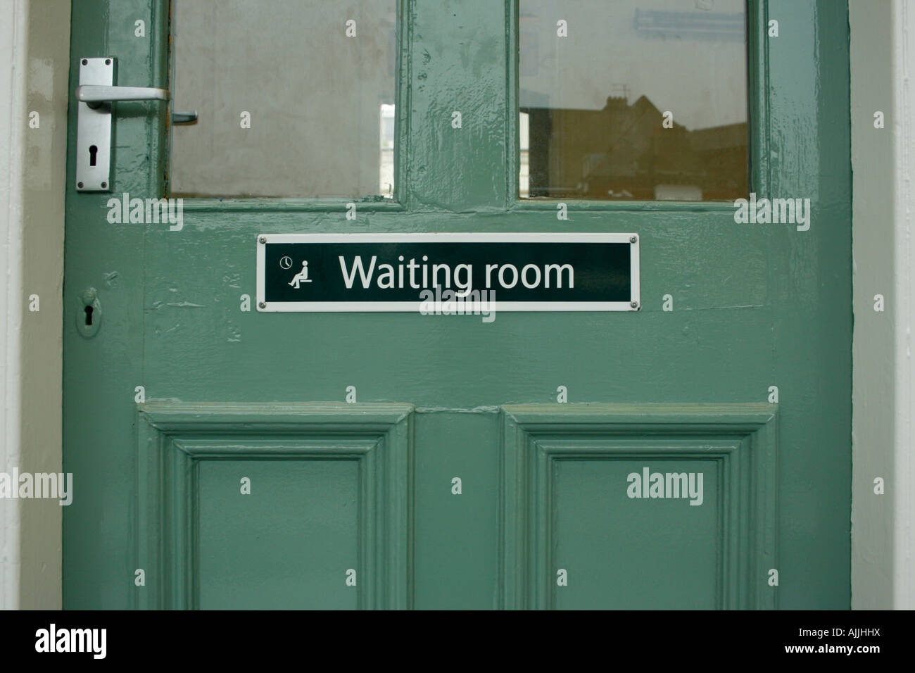 The waiting room door Stock Photo - Alamy