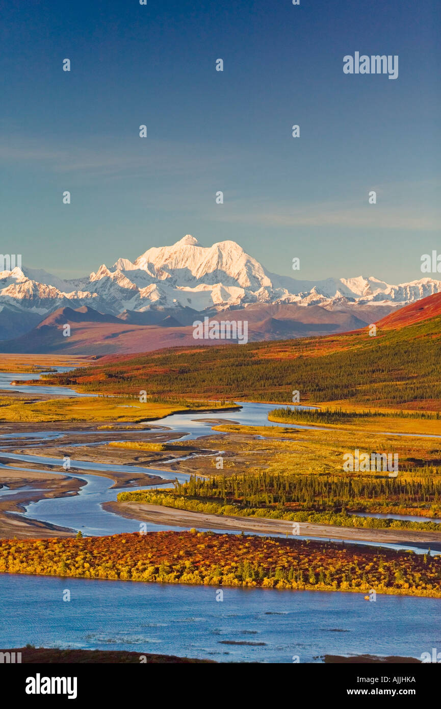 Mount Hess Deborah near the headwaters of the Susitna River Alaska ...
