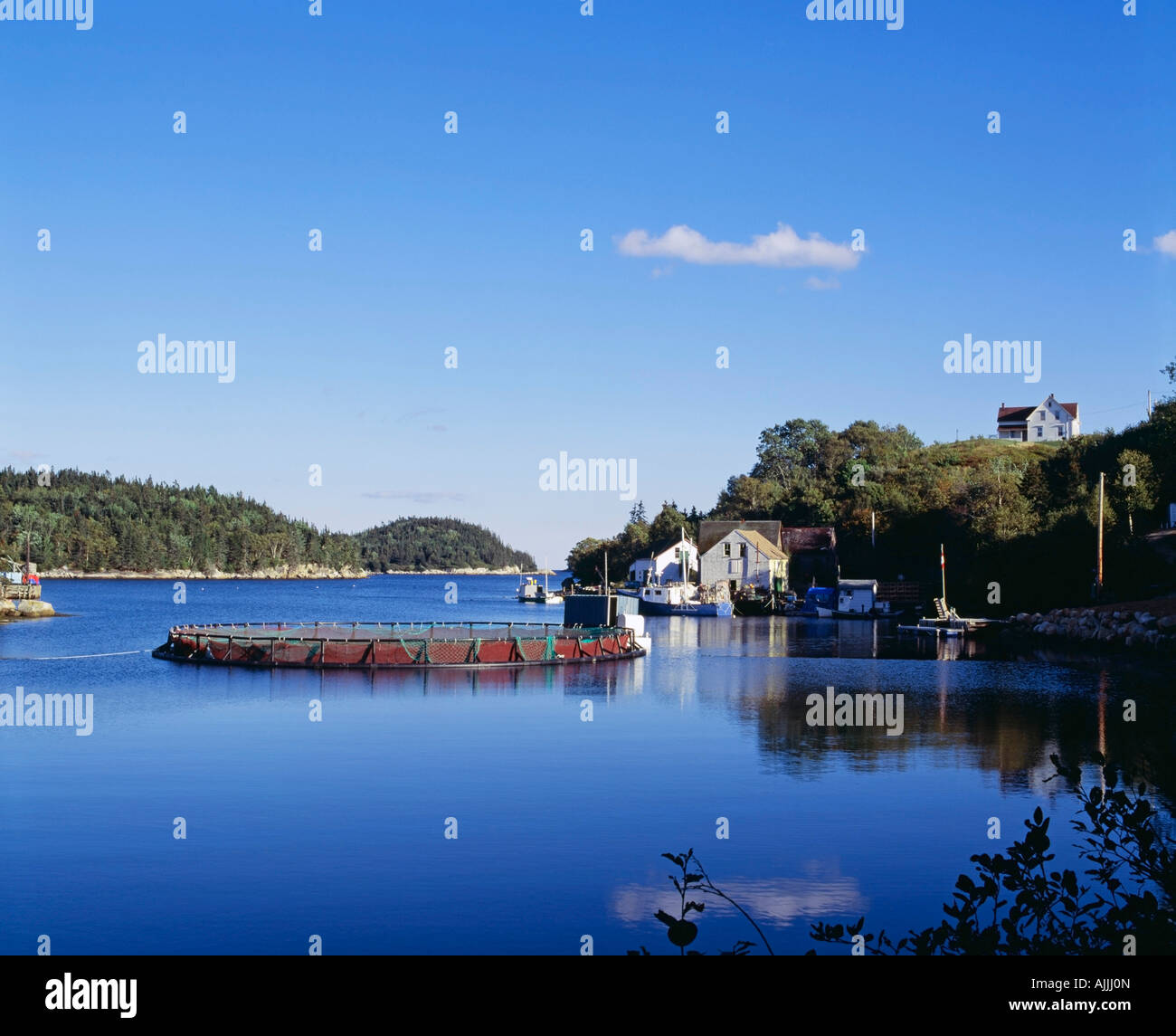Waterway in Nova Scotia, Canada Stock Photo - Alamy