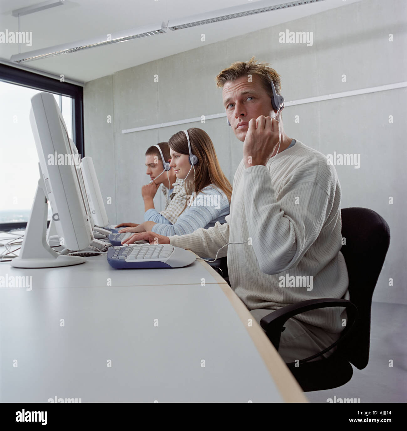 Network operators hi-res stock photography and images - Alamy