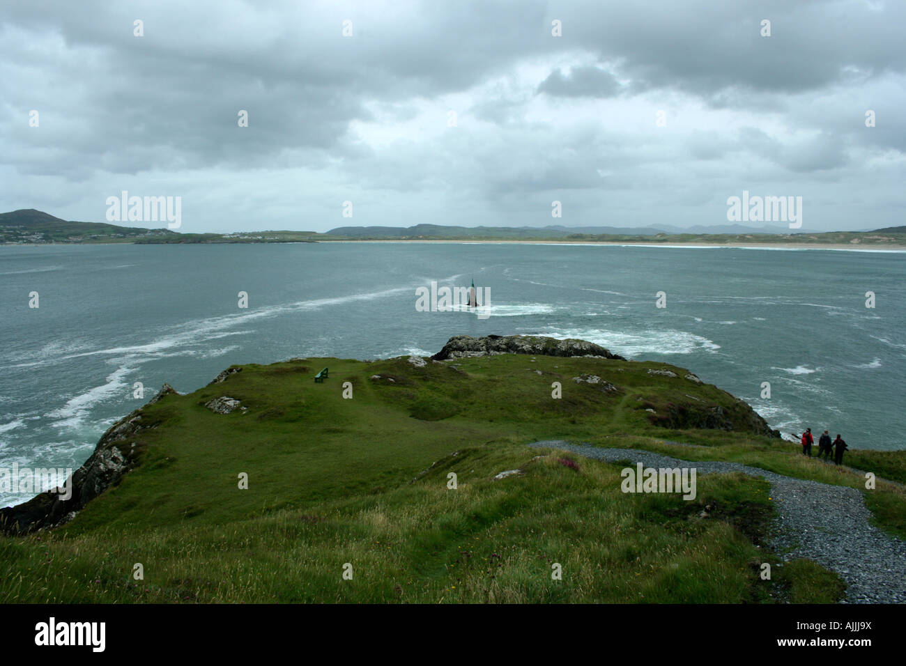 The sea swell view at 180 degrees, Clonmass/Sheephaven Bay, towards ...