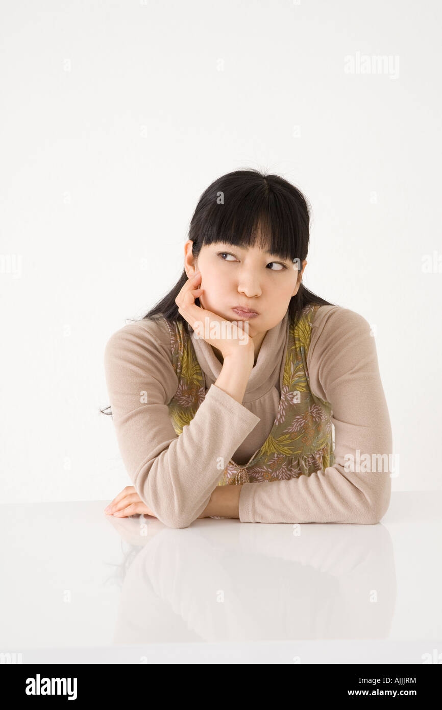 Angry young woman Stock Photo - Alamy