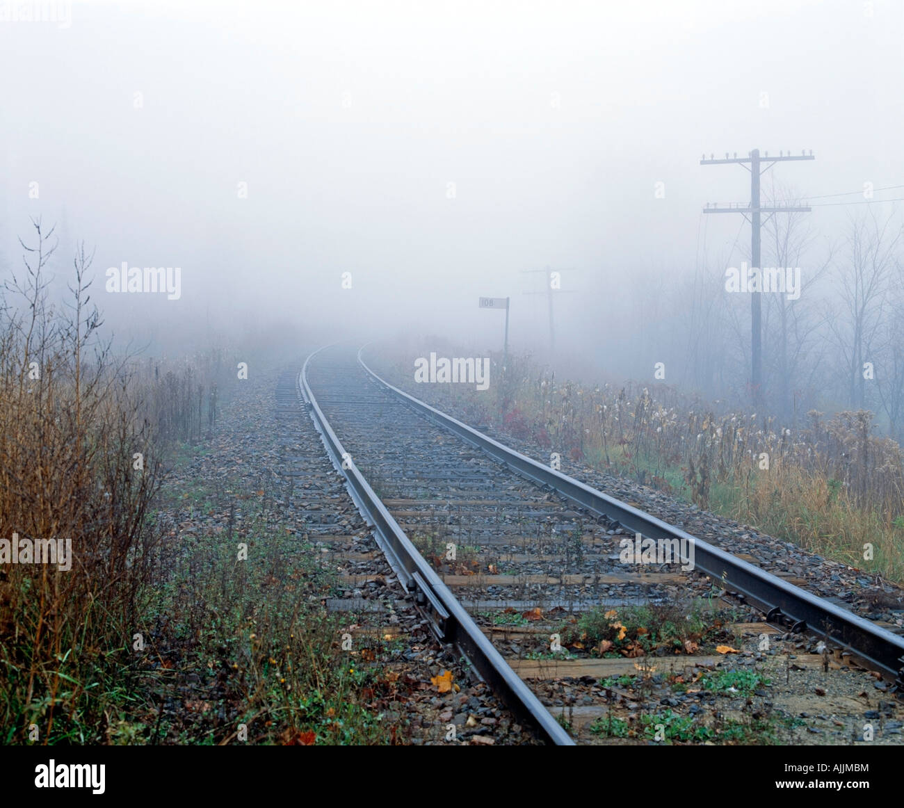 Mysterious train tracks hi-res stock photography and images - Alamy