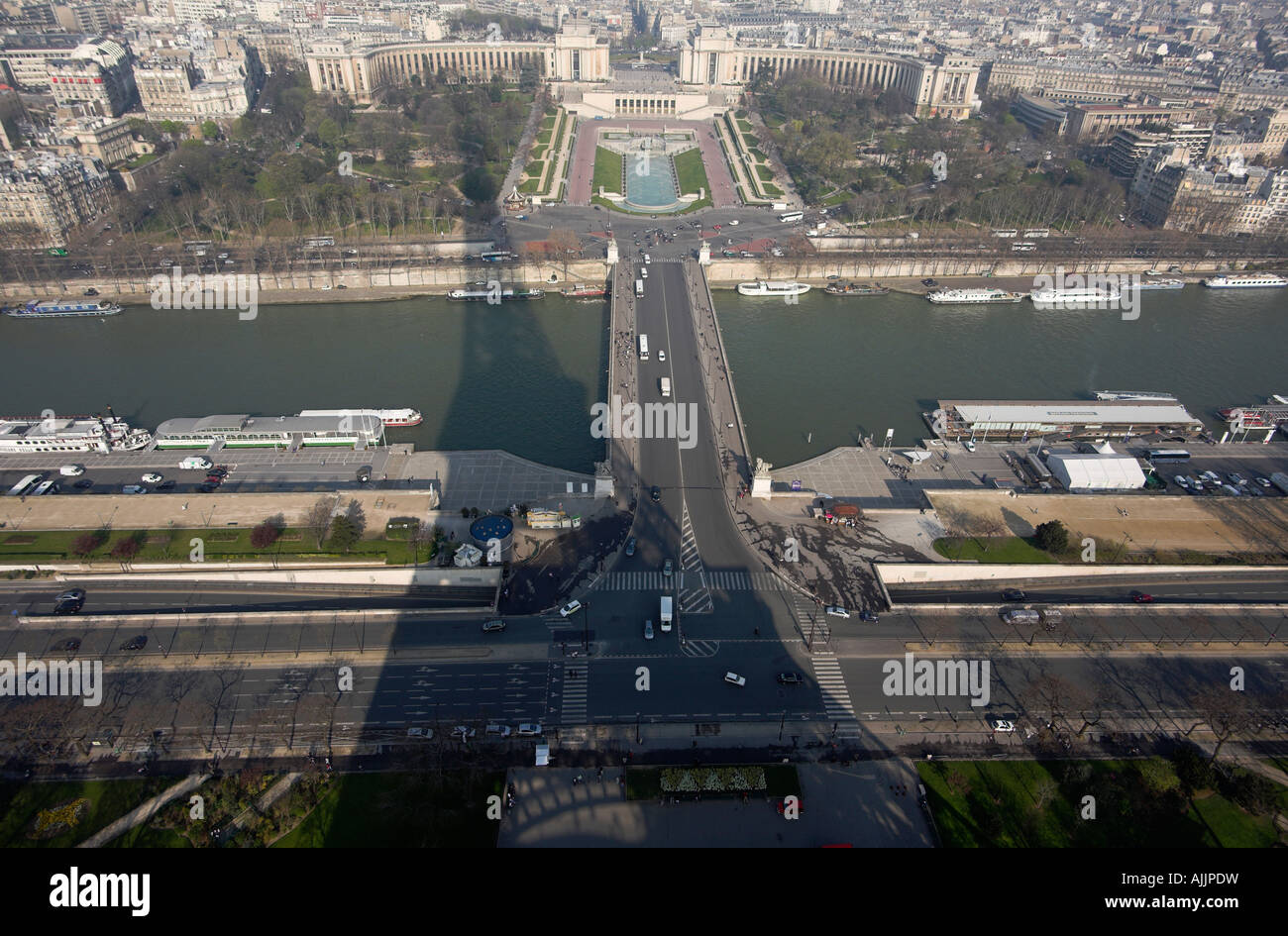 view from Eiffel Tower Stock Photo - Alamy