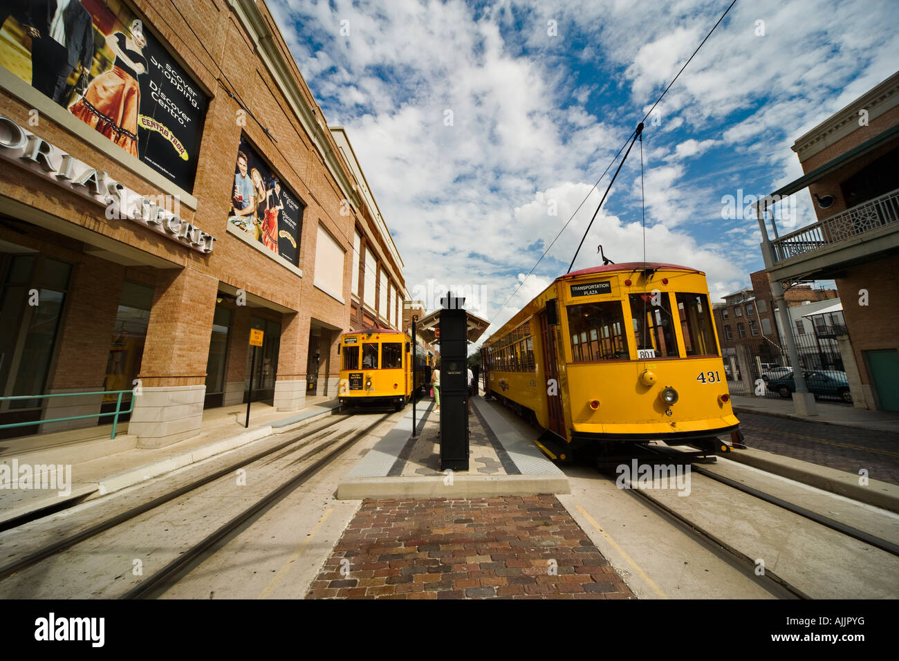 Tampa Florida US historic Spanish Cuban district Ybor City TECO Line ...