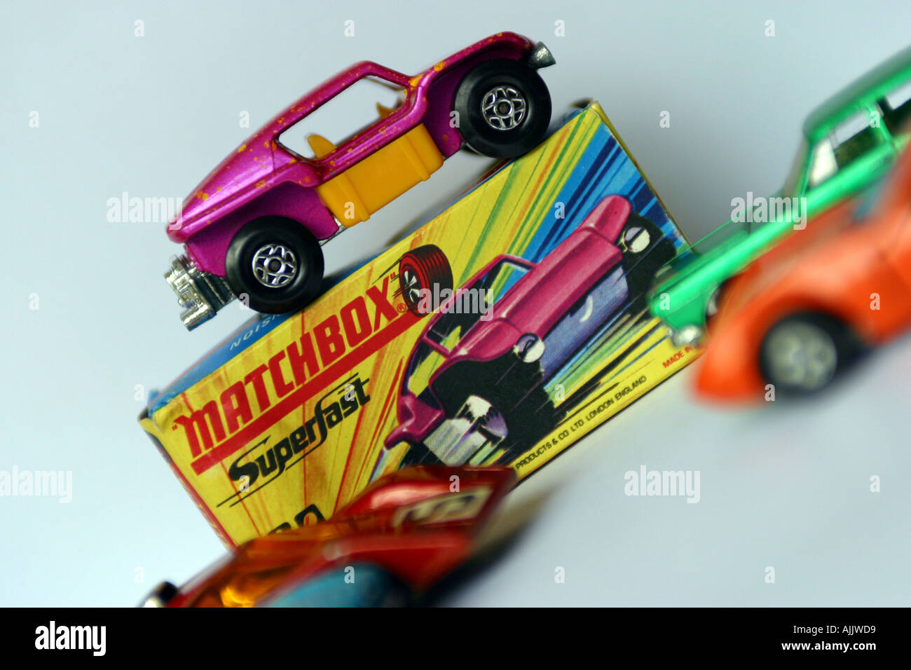 matchbox toy car with packaging Stock Photo - Alamy