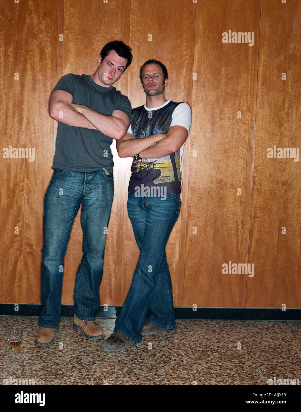 Beer drinking crossed arms hi-res stock photography and images - Alamy