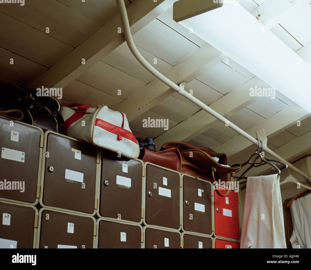 A locker room Stock Photo - Alamy