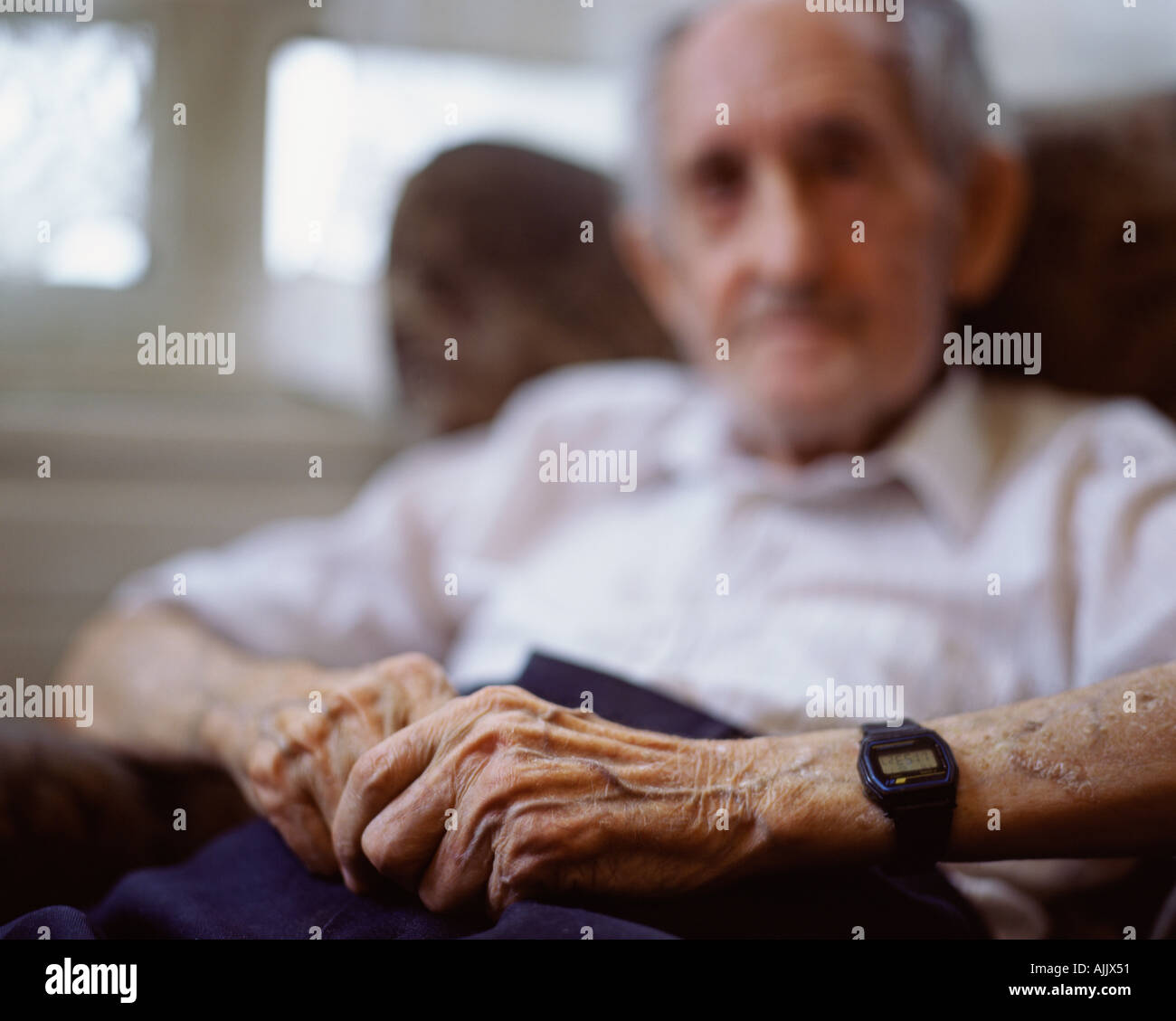 Elderly man in armchair Stock Photo - Alamy Elderly man in armchair Stock Photo - Alamy