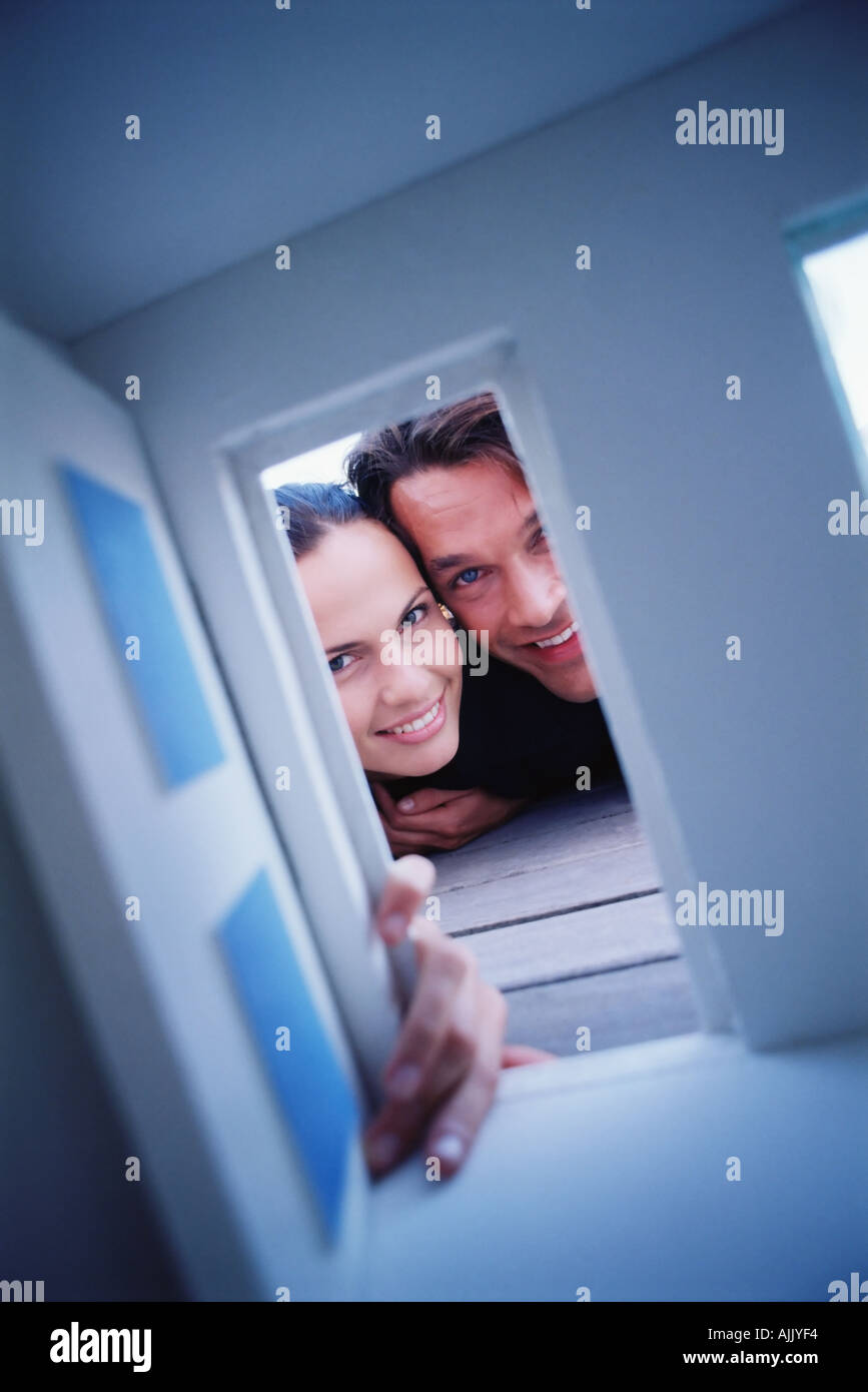 See through door hi-res stock photography and images - Alamy
