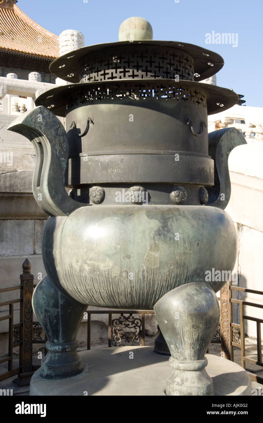 Censer in the Forbidden City Unesco Heritage Beijing China Stock Photo ...