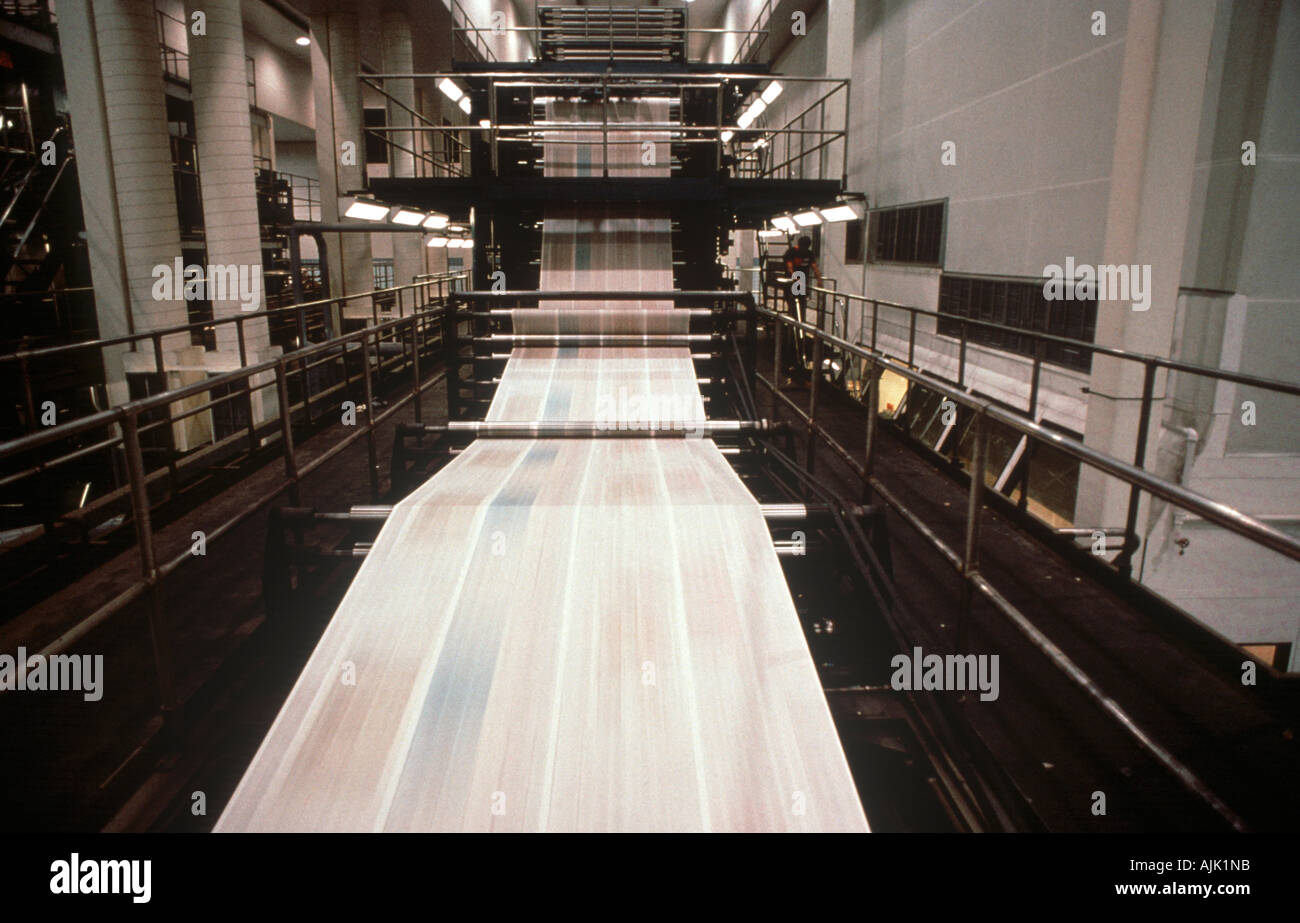 Paper printing press hi-res stock photography and images - Alamy