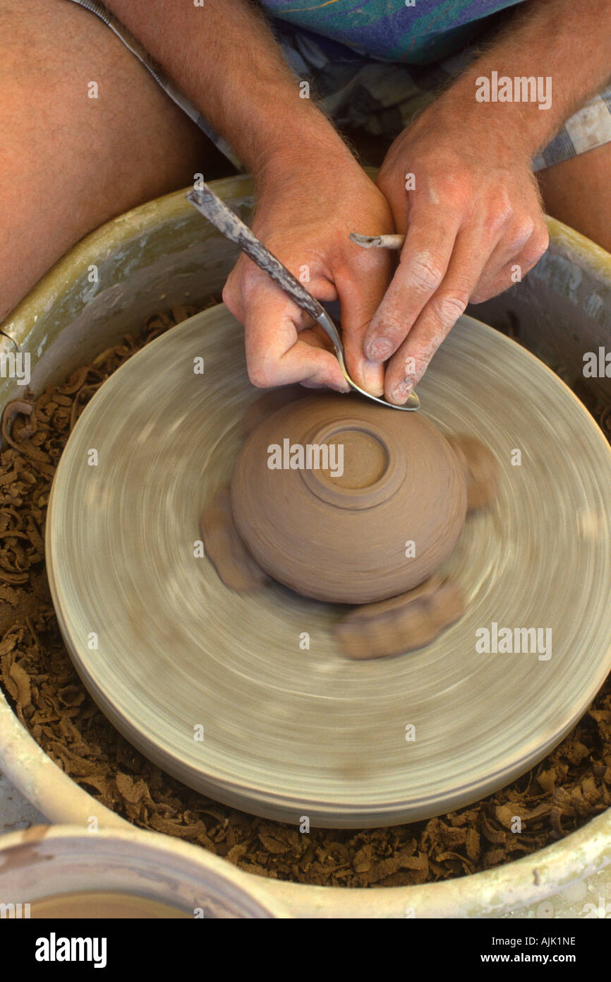 Potters wheel motion hi-res stock photography and images - Alamy