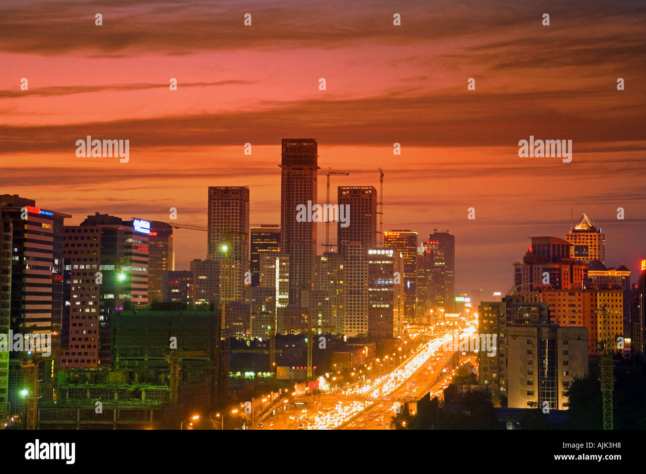 Busy interchange Cut Out Stock Images & Pictures - Alamy