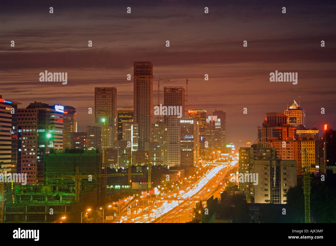 Bustling street view Cut Out Stock Images & Pictures - Alamy