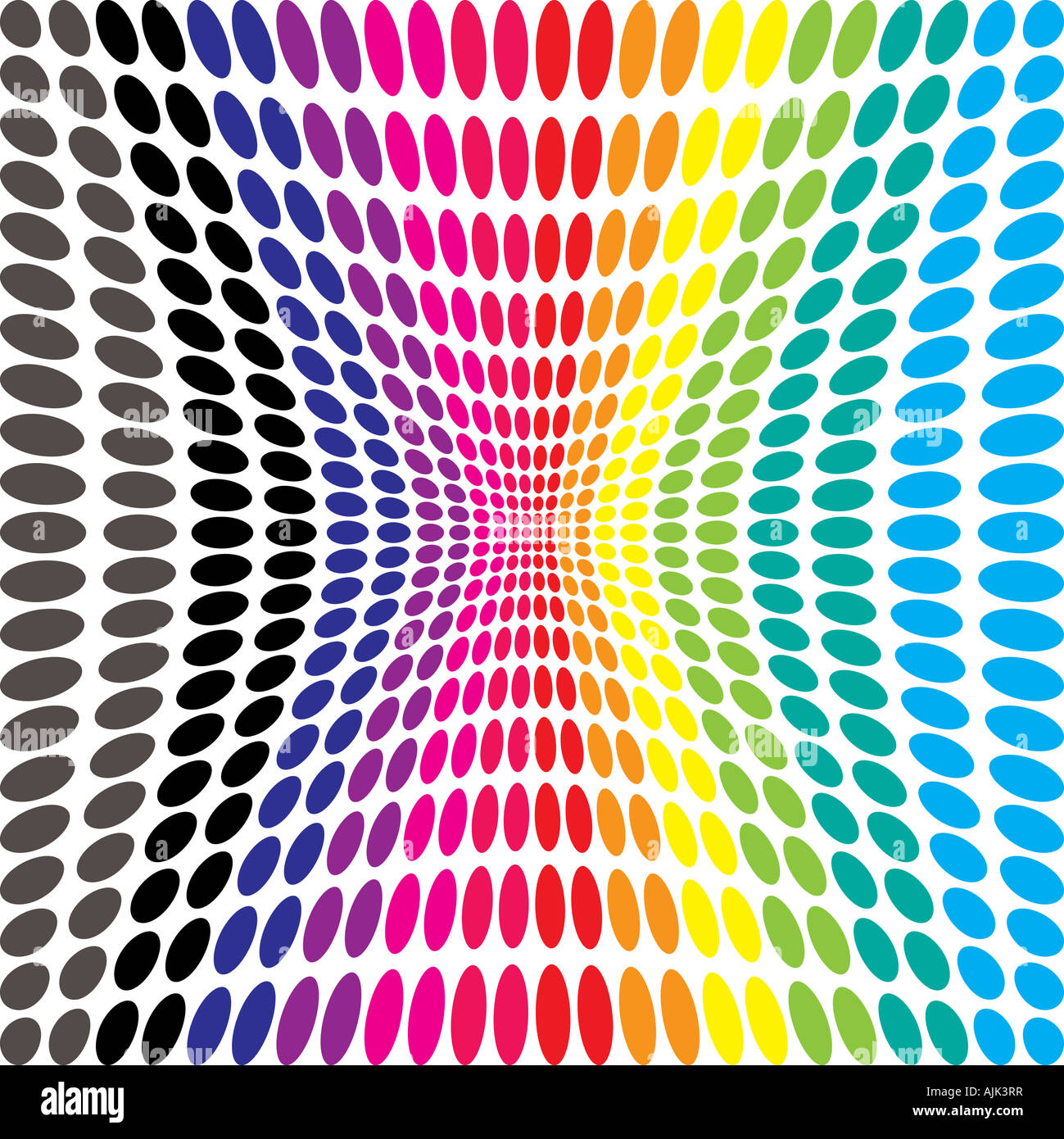 Illustrated rainbow tile with many colors that repeats seamlessly Stock ...