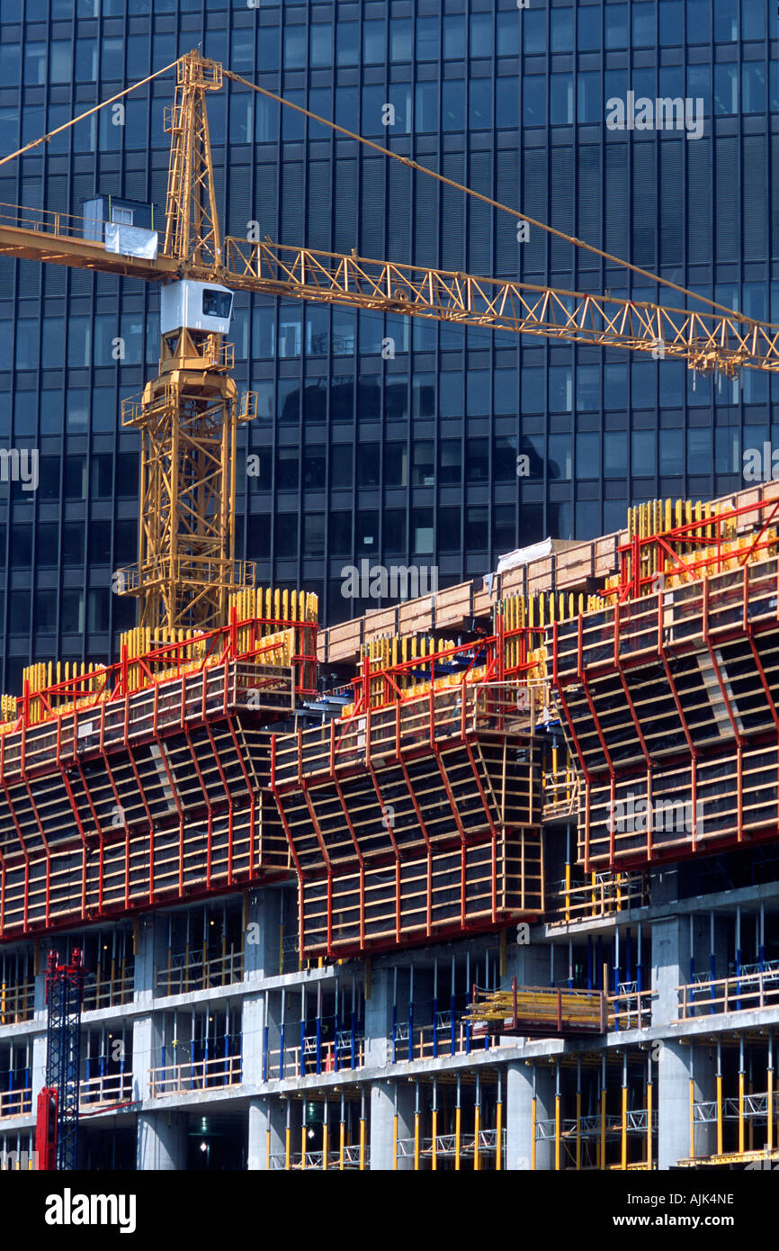 Construction of the Trump Tower along the Chicago River in Chicago, Ill ...