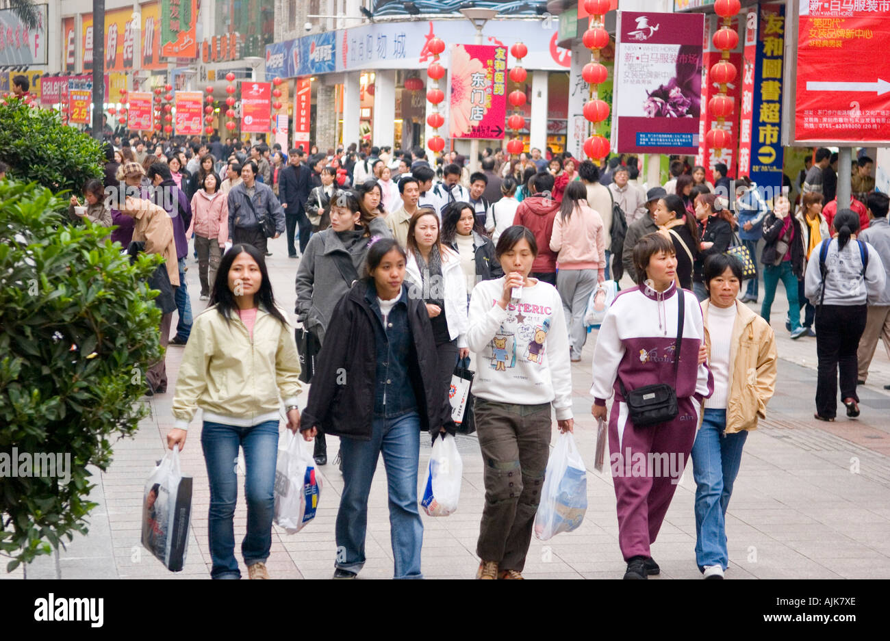 Shenzhen China Walking Street High Resolution Stock Photography and ...