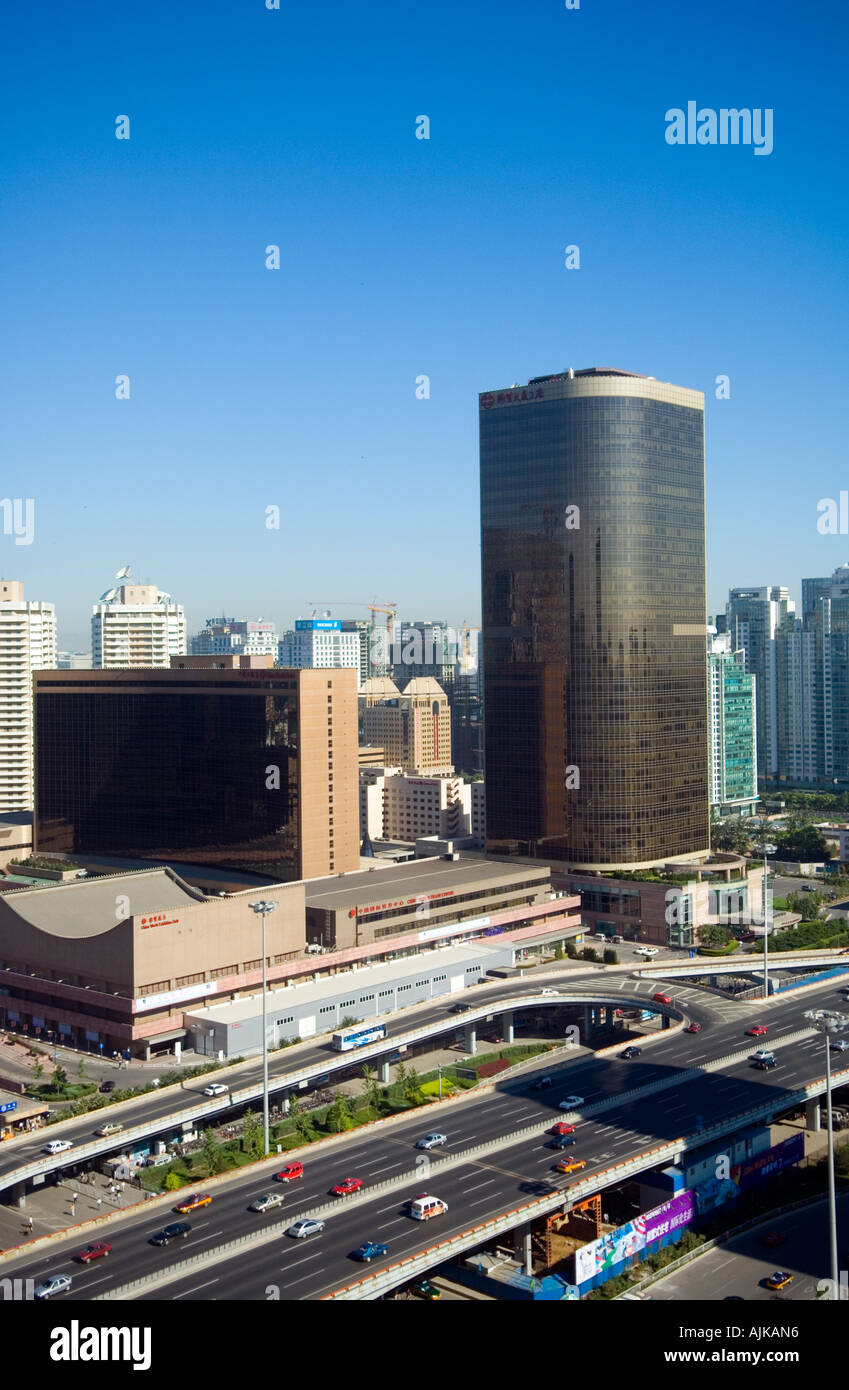 The China World Trade Center in the Central Business District of ...