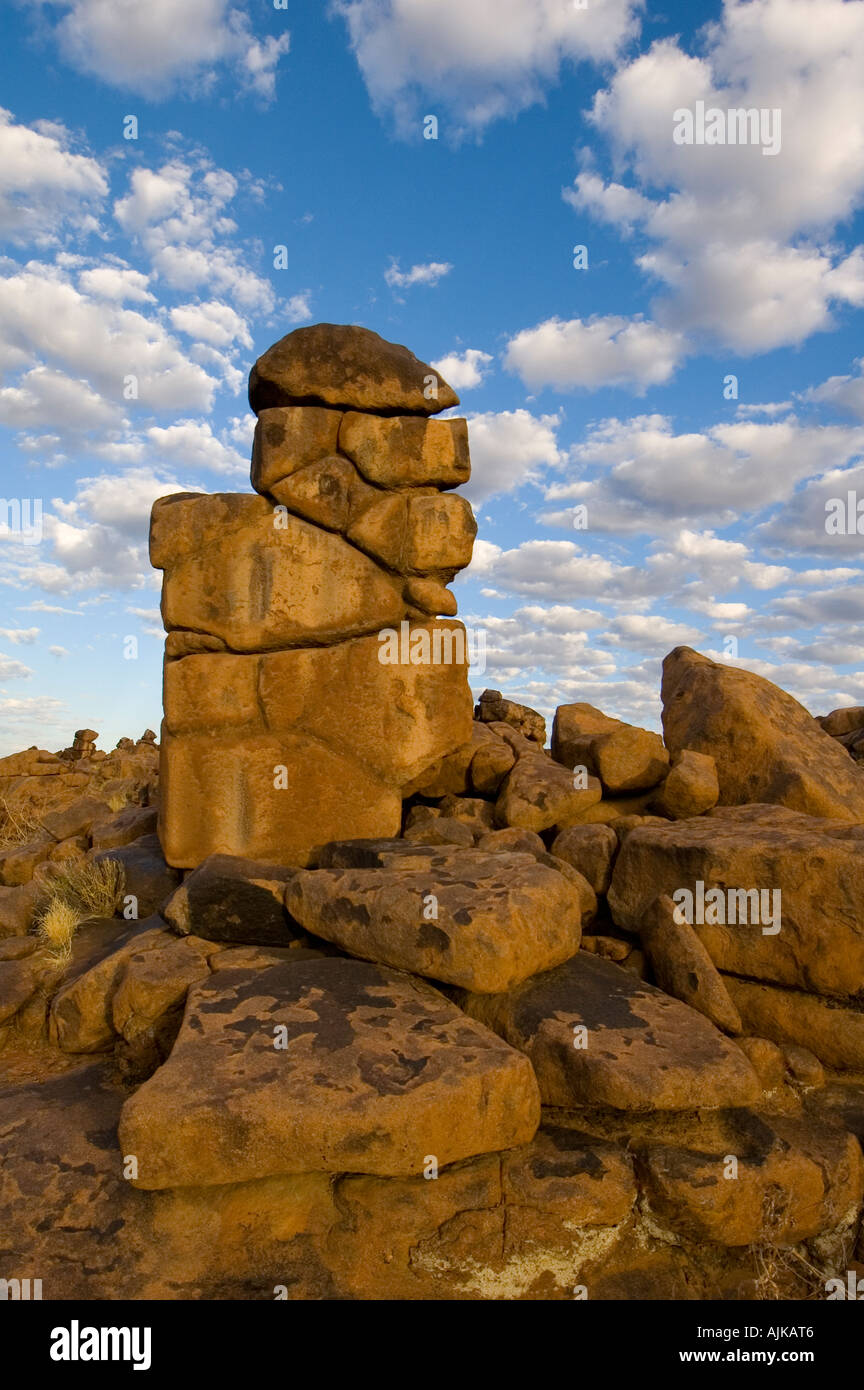 Natural rock formation at Giant's Playground, Namibia Stock Photo - Alamy