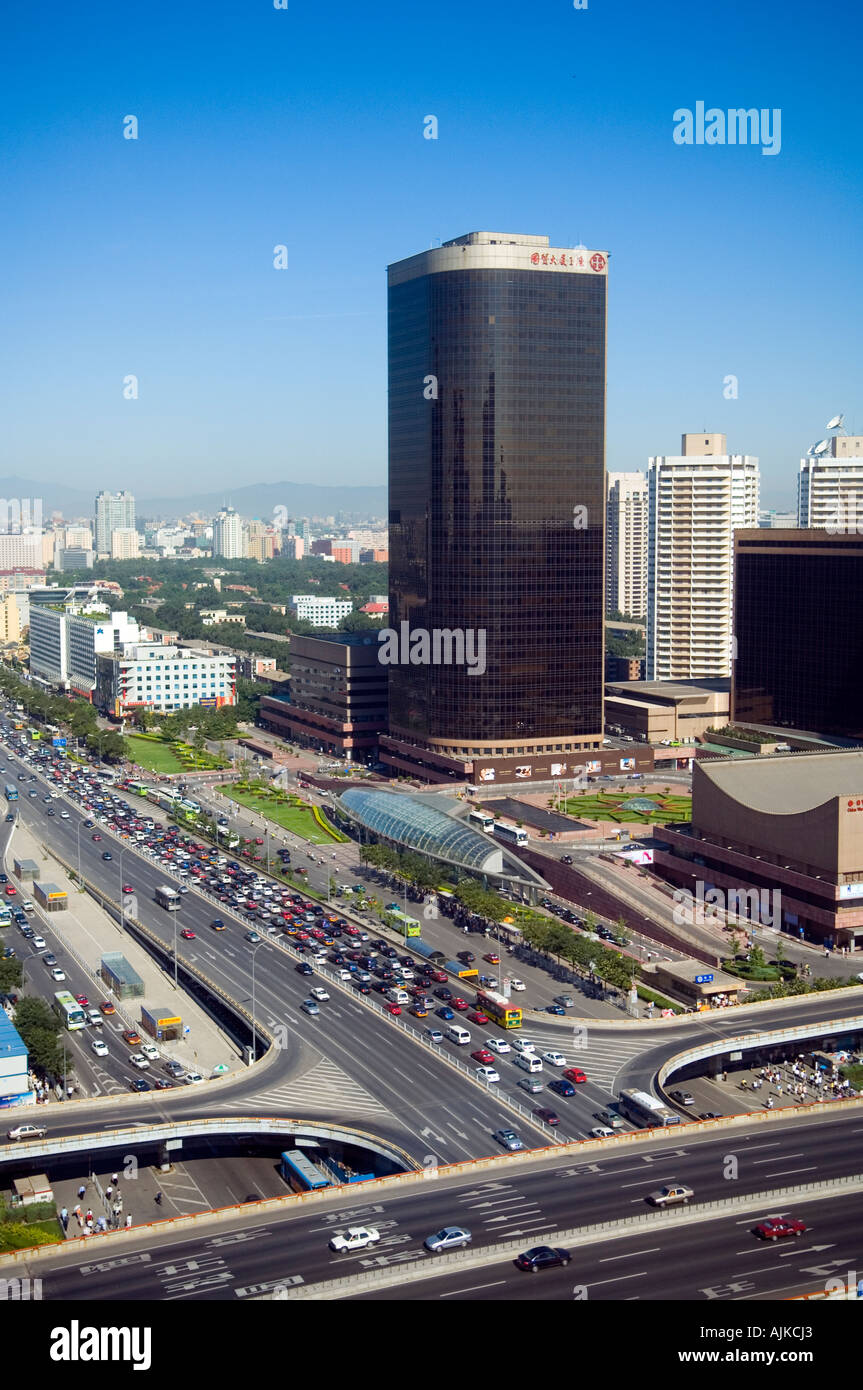 The China World Trade Center in the Central Business District of ...